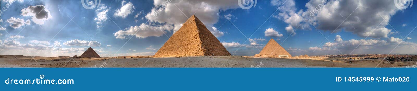 The Three Great Pyramids of Giza Stock Image - Image of khufu, cheops ...
