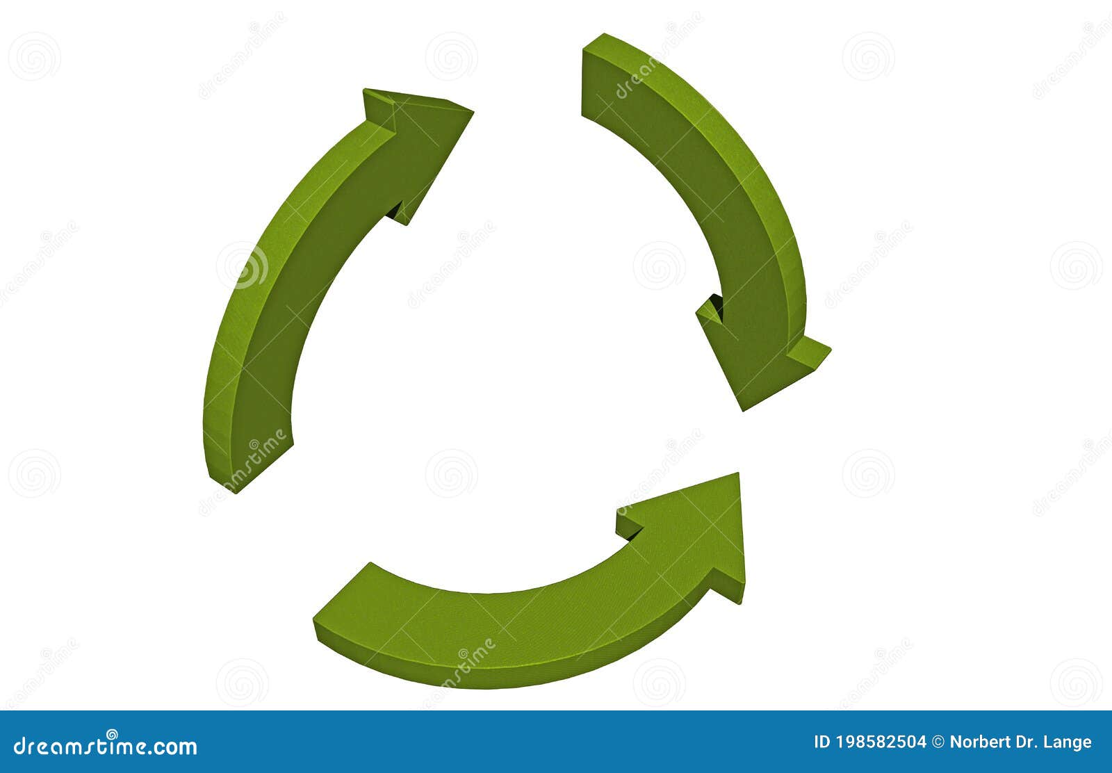 Three green arrows stock illustration. Illustration of information ...