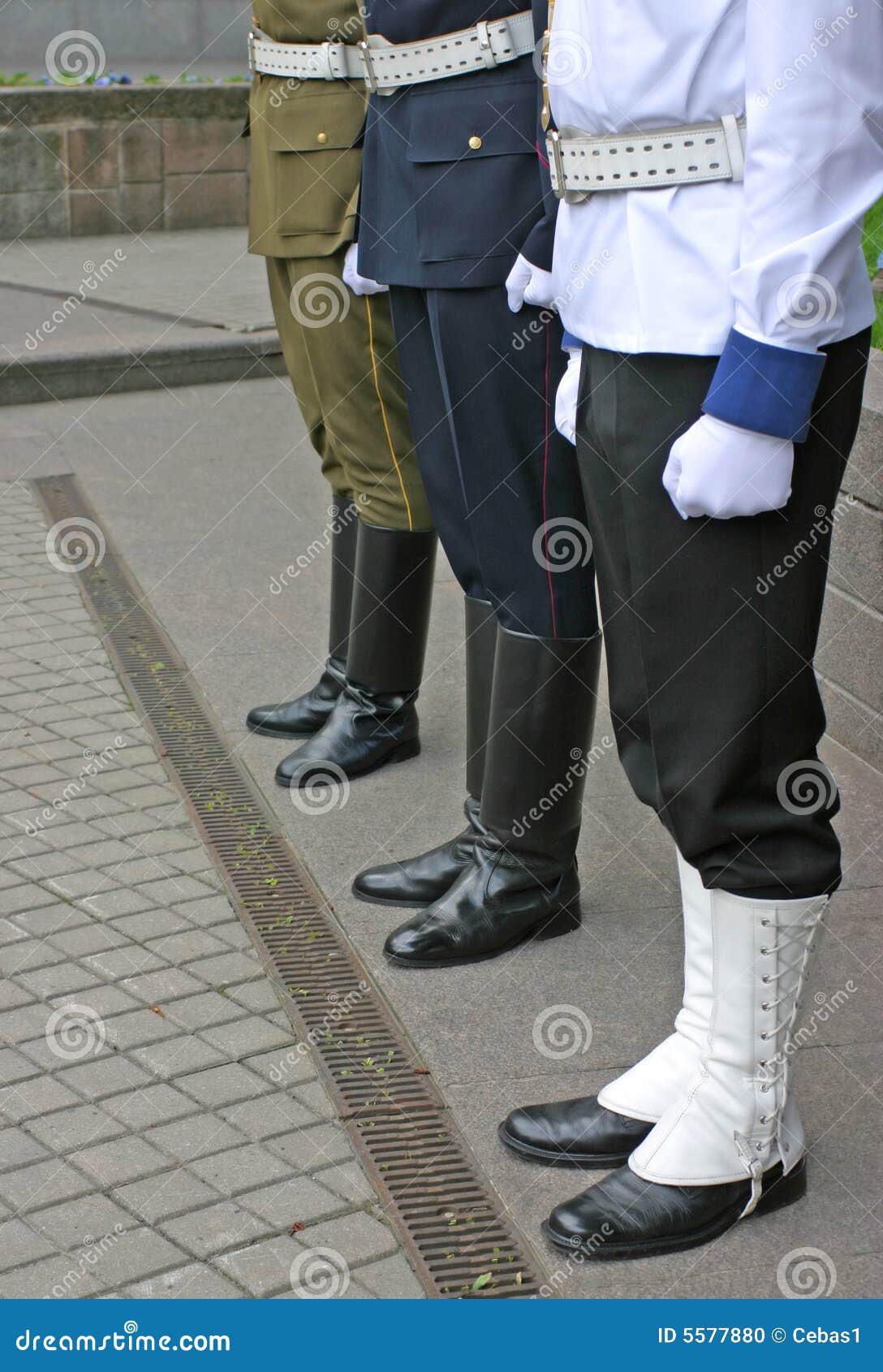 Three guards stock photo. Image of military, force, order - 5577880