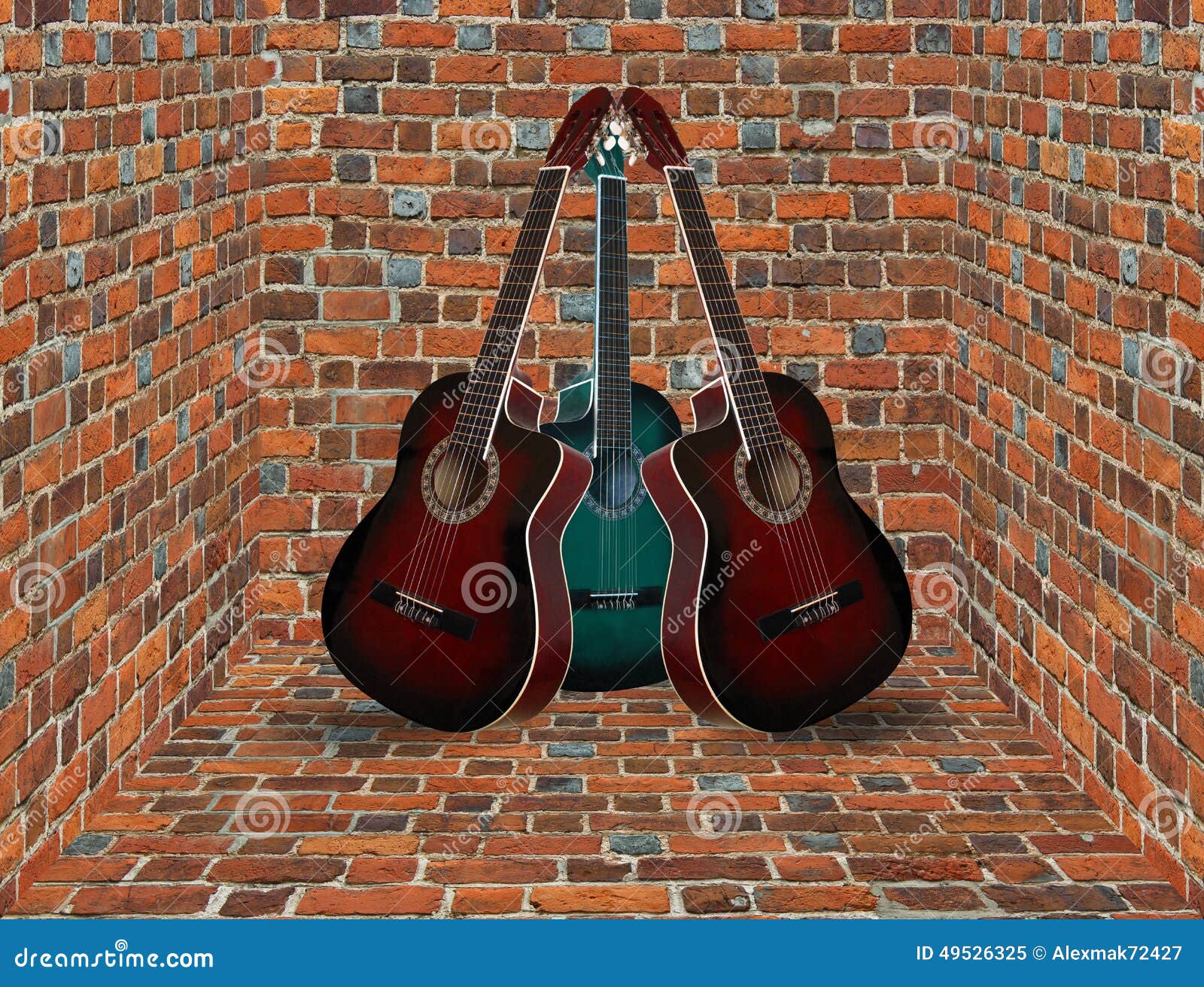 Three Guitars Royalty-Free Stock Image | CartoonDealer.com #13648888