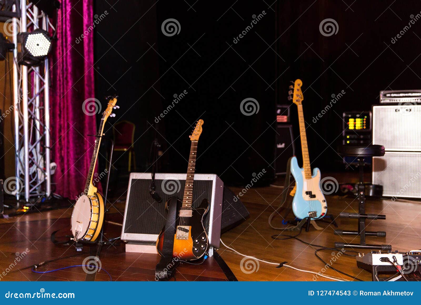 Three Guitars Royalty-Free Stock Image | CartoonDealer.com #104601220