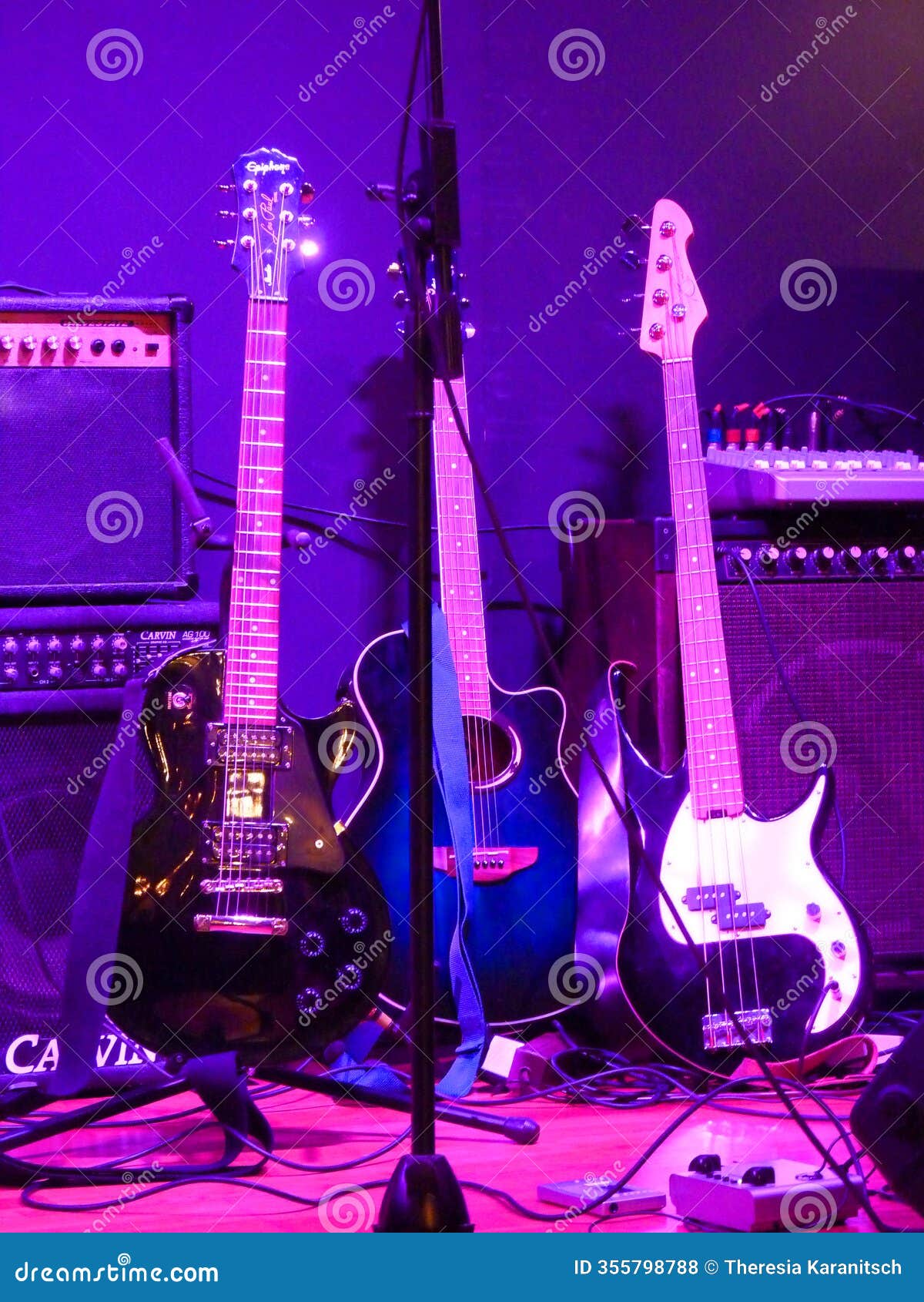 Three Guitars Royalty-Free Stock Image | CartoonDealer.com #13648888