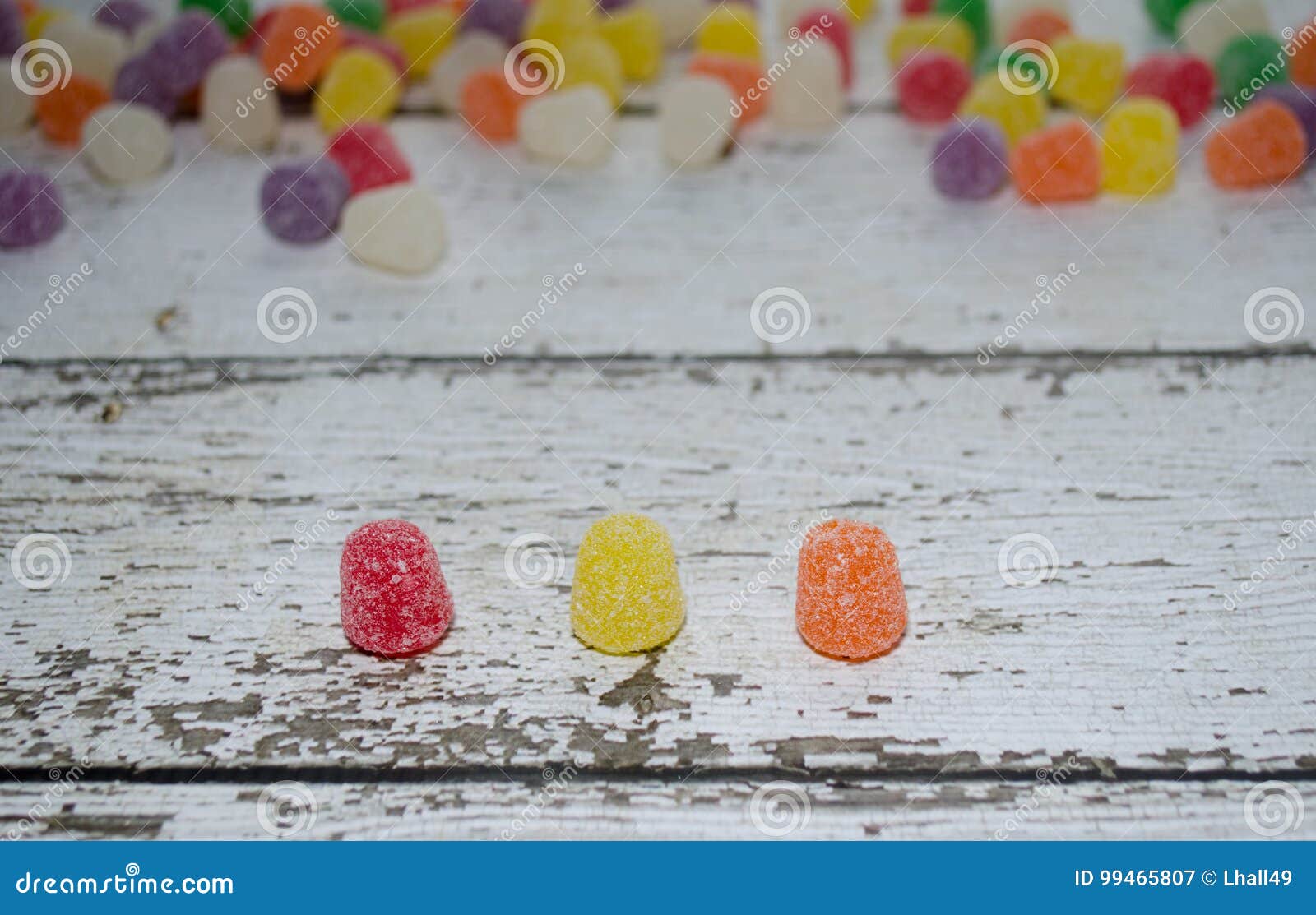 Three Gum Drops stock image. Image of three, close, shallow - 99465807