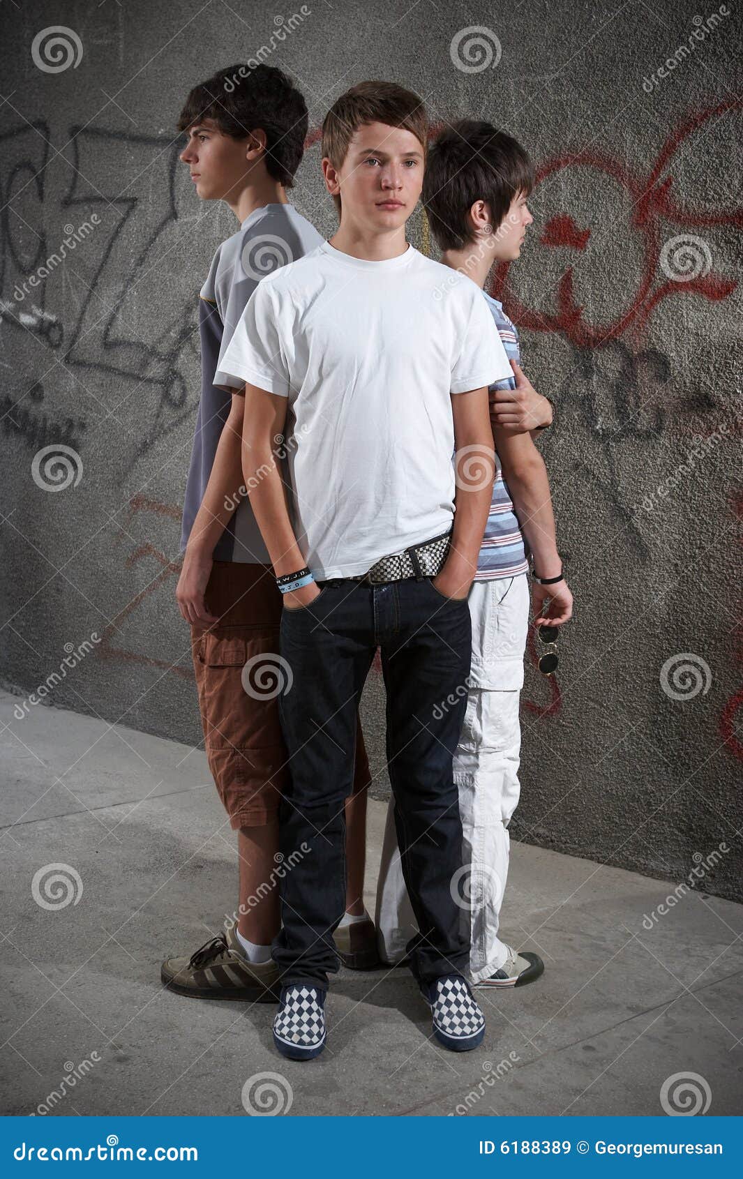 Three guys stock image. Image of outdoors, cool, attractive - 6188389