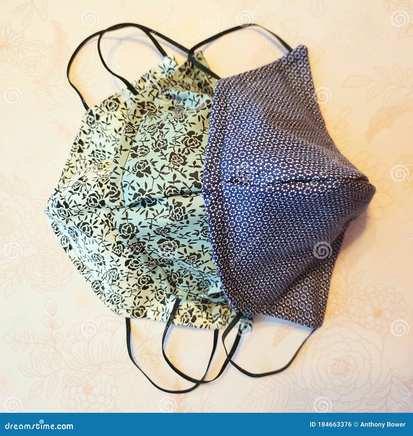 Three hand made masks. stock photo. Image of handmade - 184663376