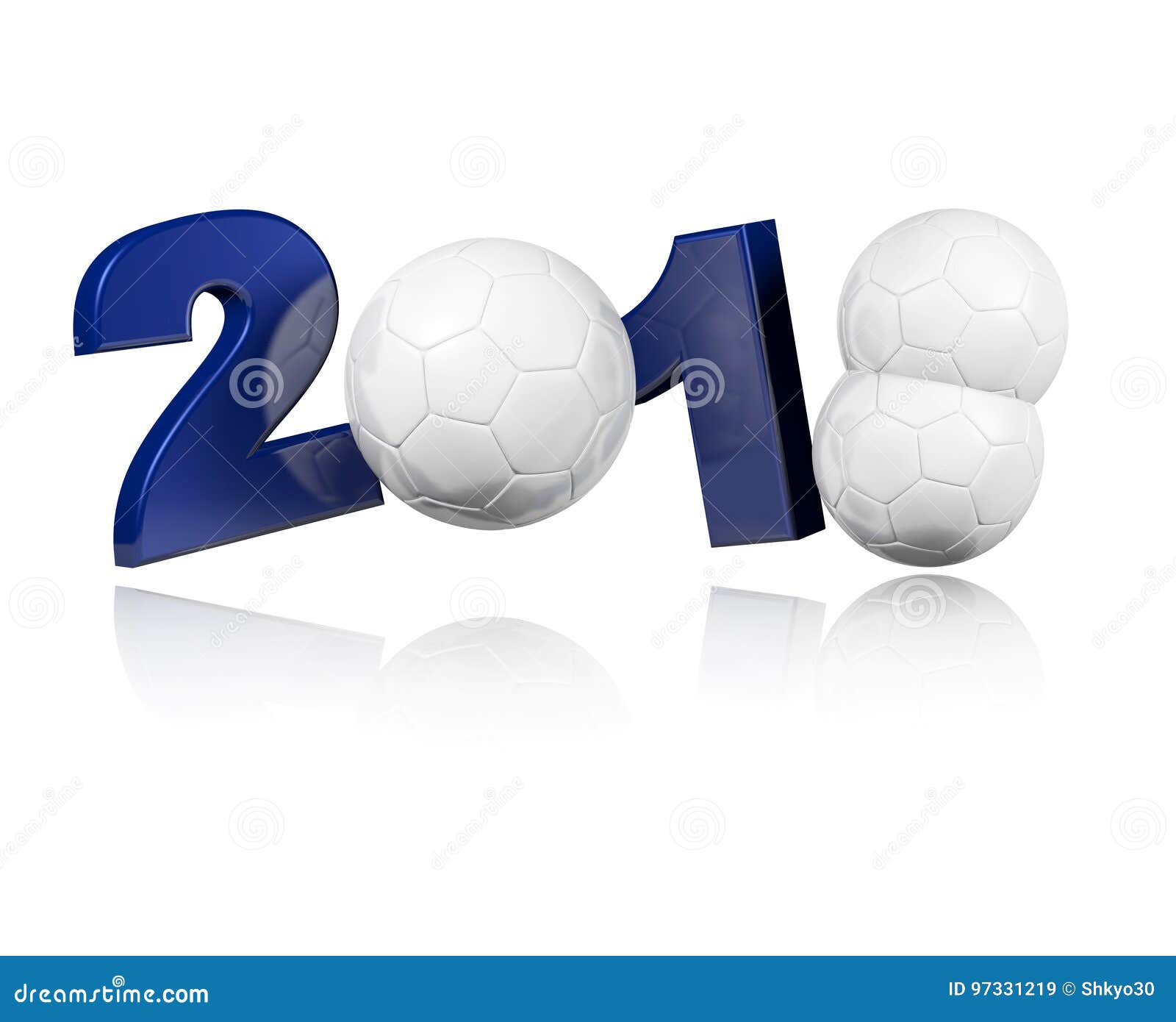 Three Handball Balls 2018 Design Stock Illustration - Illustration of ...