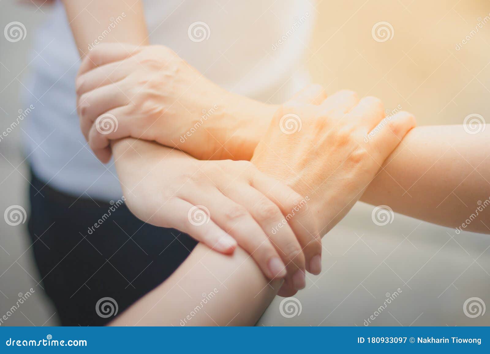 Three Hands in Cooperation in the Work of the Team Stock Image - Image ...