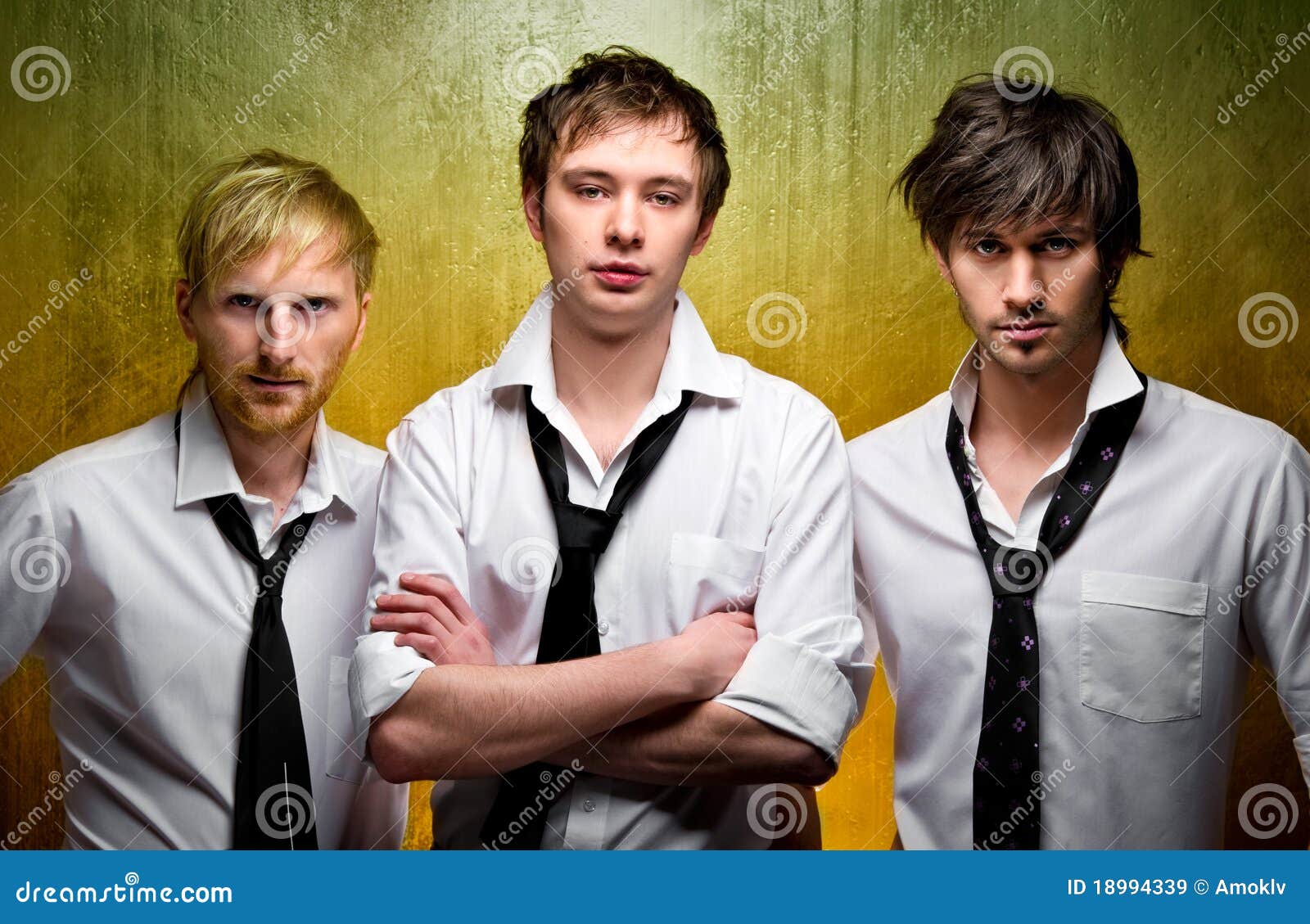 Three handsome guys stock image. Image of human, male - 18994339