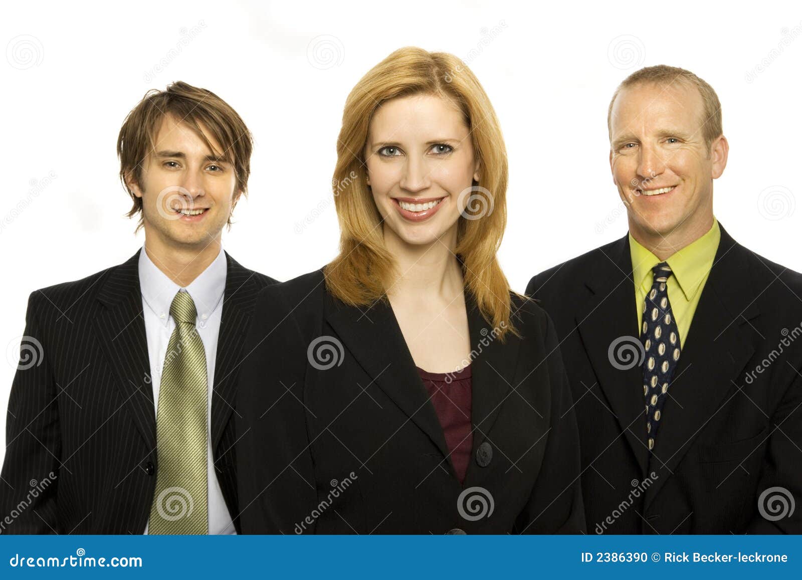 Three happy businessmen stock photo. Image of finance - 2386390