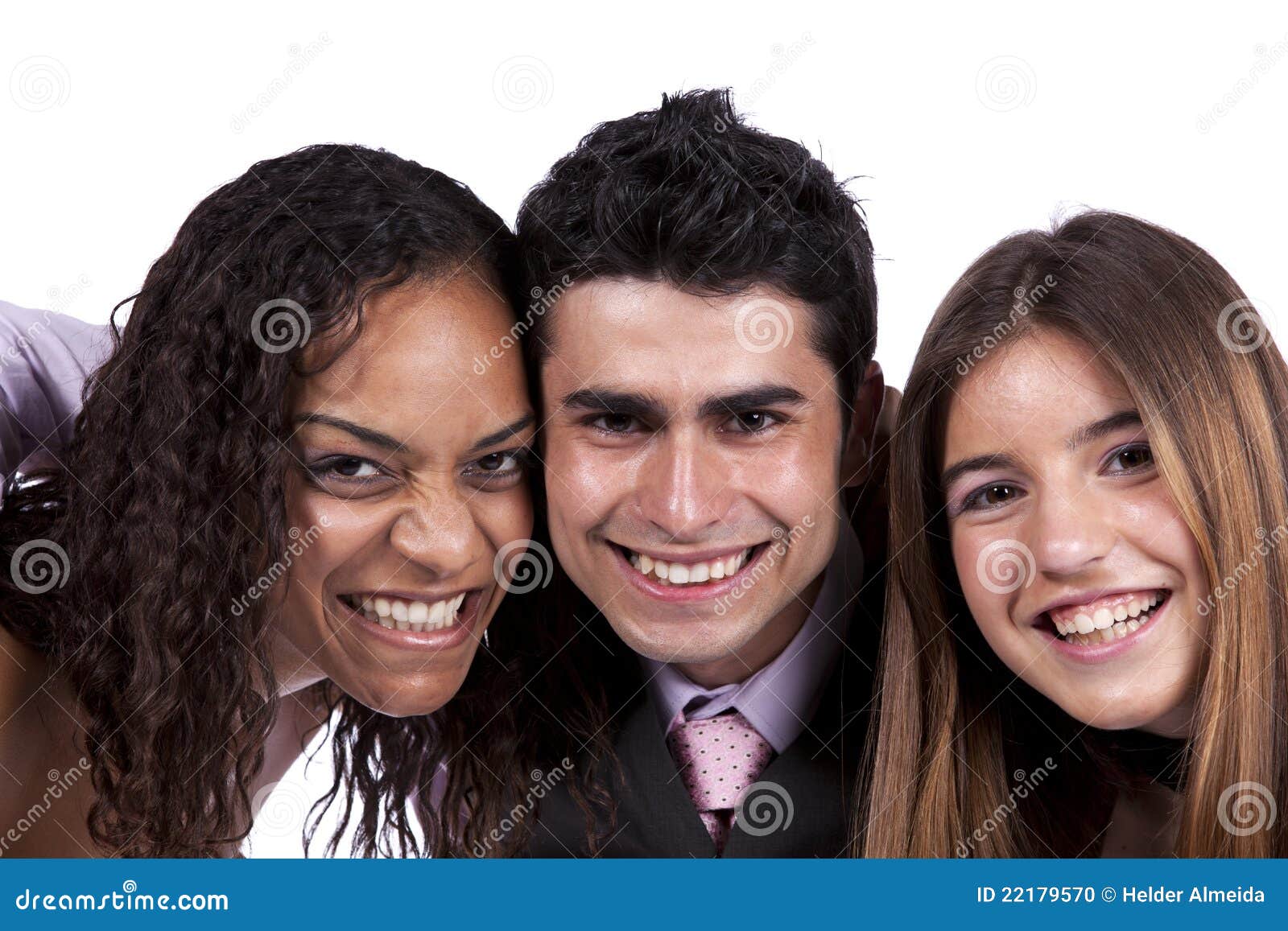 Three happy teenagers stock photo. Image of late, friends - 22179570