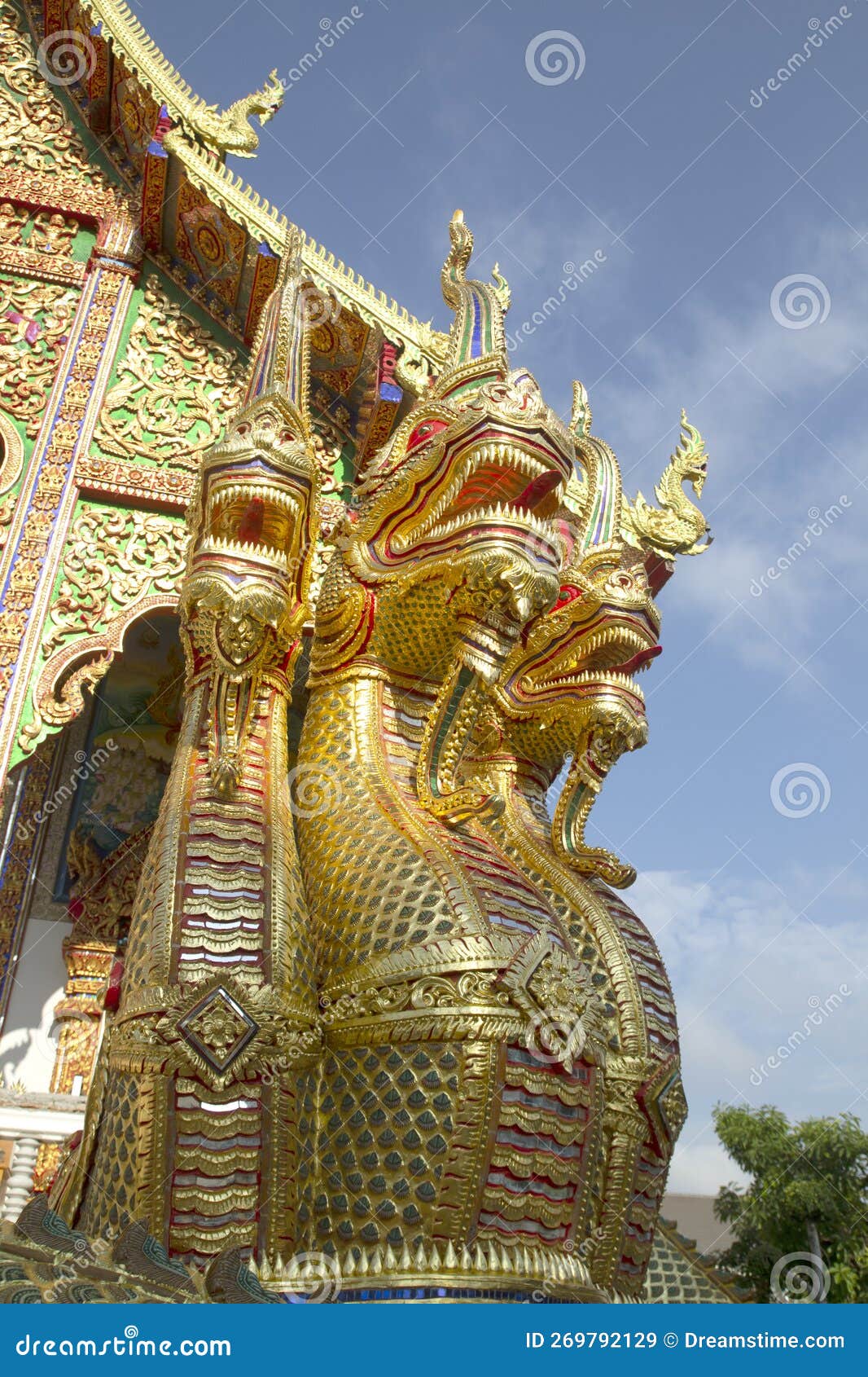 Three Headed Roman-asian Ancient Statue Of Beautiful Women, Goddess ...