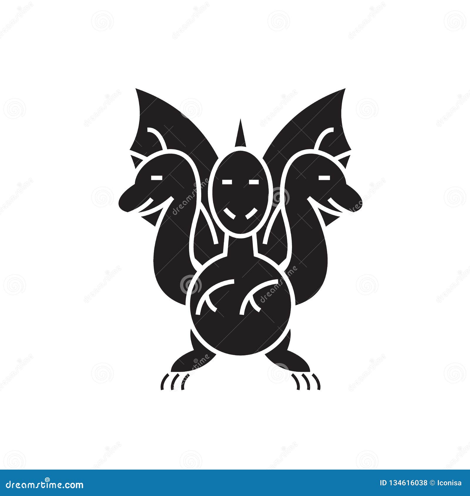 Three Headed Snake Monster