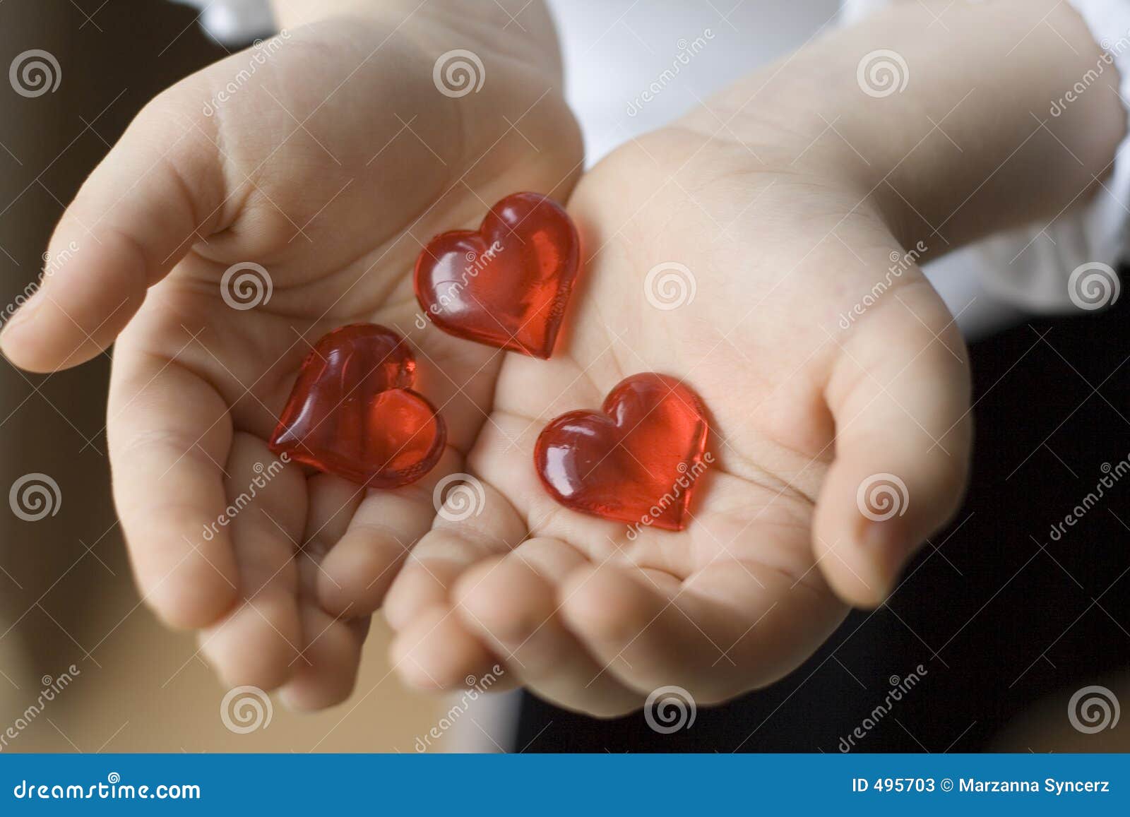 Three hearts stock image. Image of valentine, little, lovely - 495703