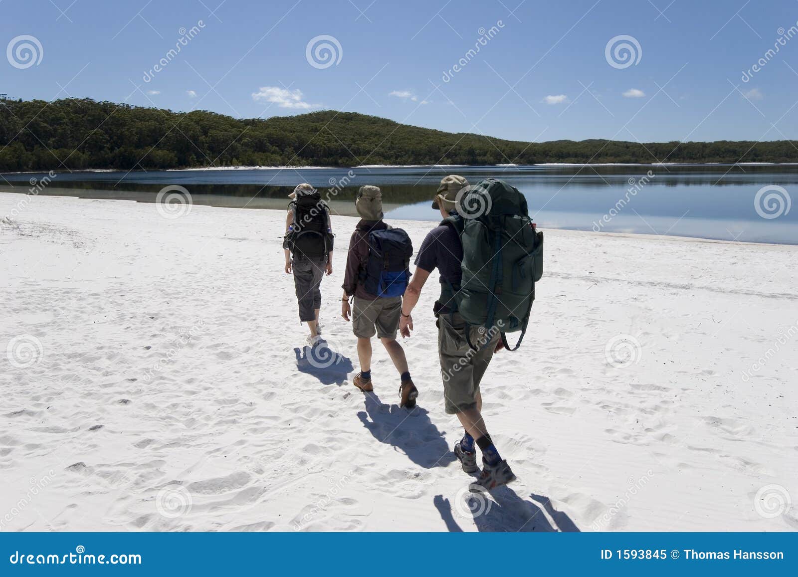Three Hikers in Australia 2 Stock Image - Image of three, mckenzie: 1593845