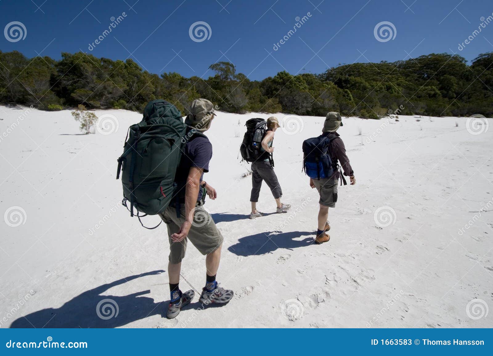 Three Hikers in Australia 5 Stock Image - Image of hiking, camping: 1663583