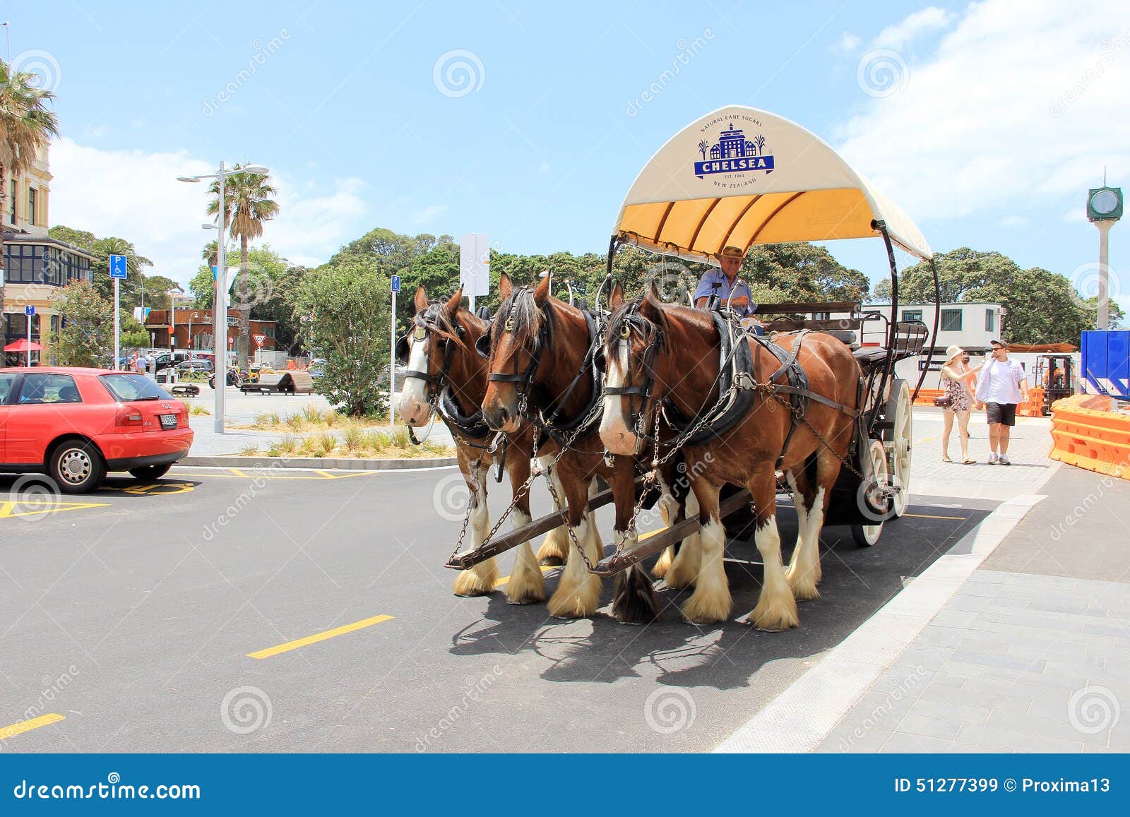 Three Horses with a Carriage and Coachman Editorial Stock Image - Image ...