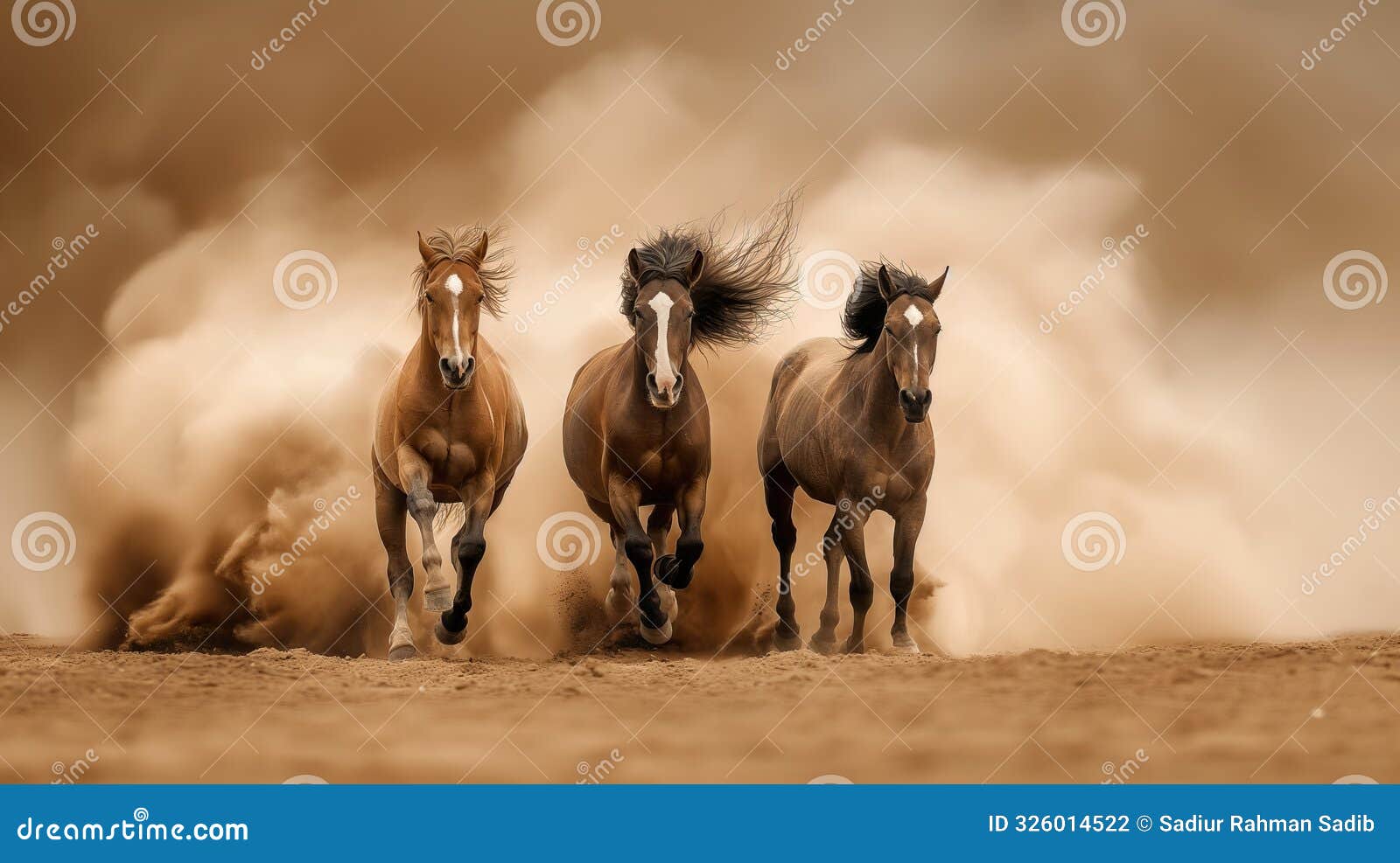 Three Horses Galloping Silhouettes Vector Illustration | CartoonDealer ...