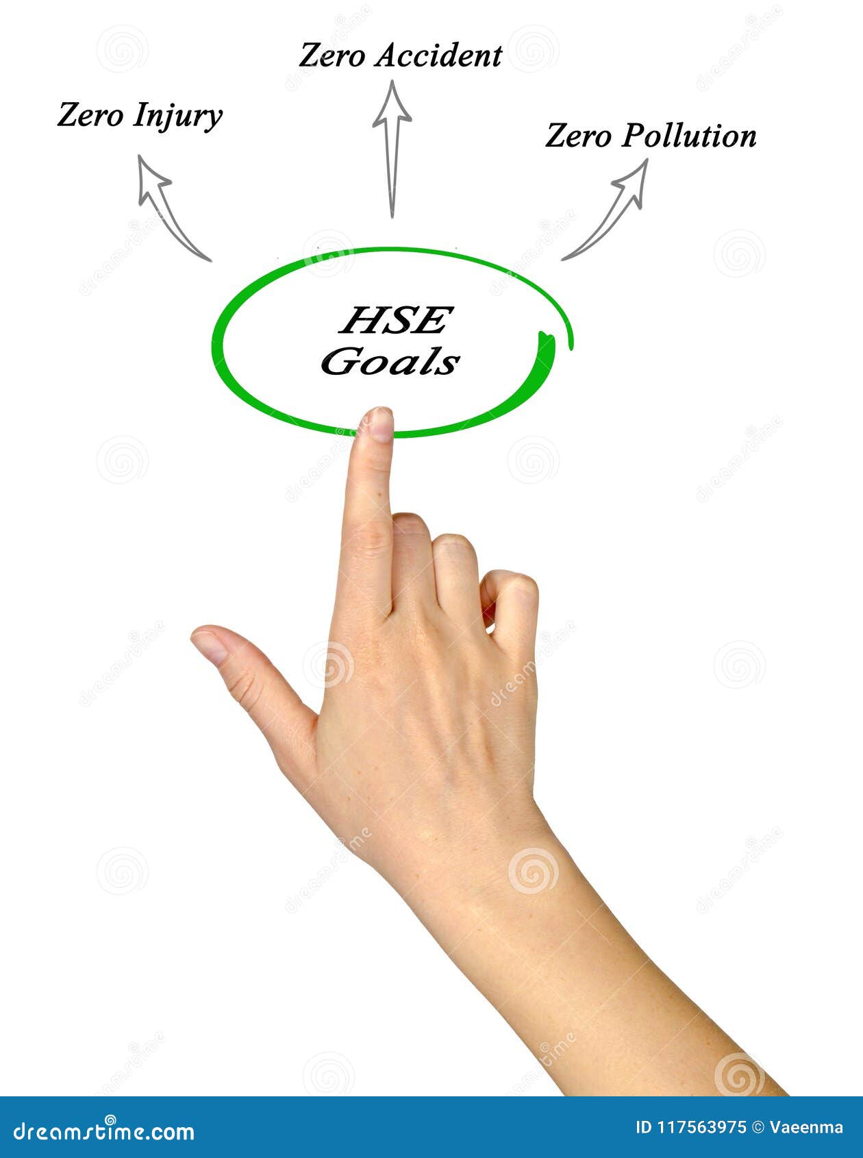 Three HSE Goals stock image. Image of expert, screen - 117563975