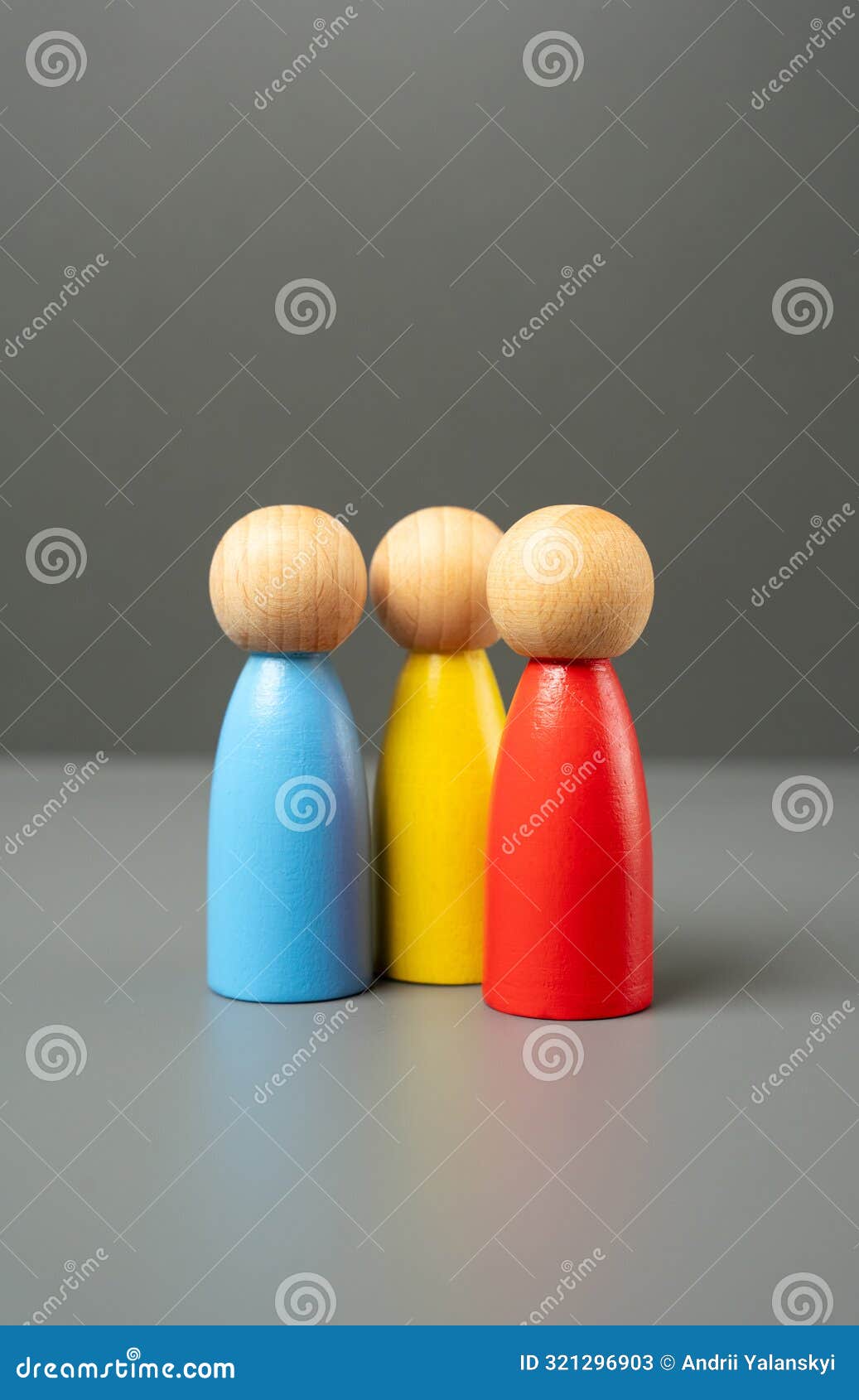 Three Human Figures. Communication and Talking Stock Image - Image of ...