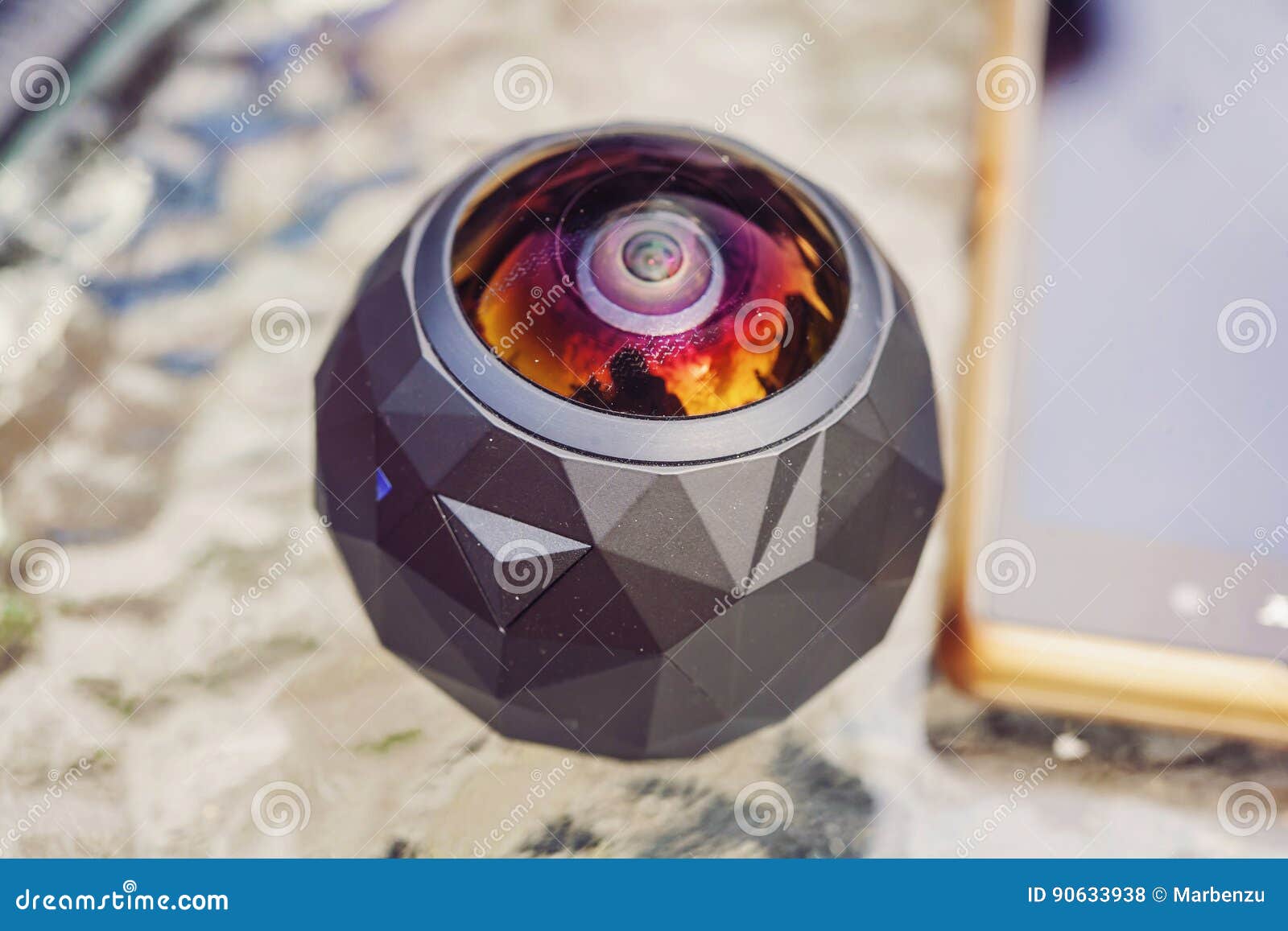 Three Hundred Sixty Degree Camera Stock Photo - Image of hightec ...