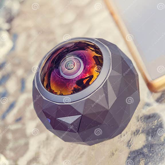 Three Hundred Sixty Degree Camera Stock Photo - Image of hightec ...