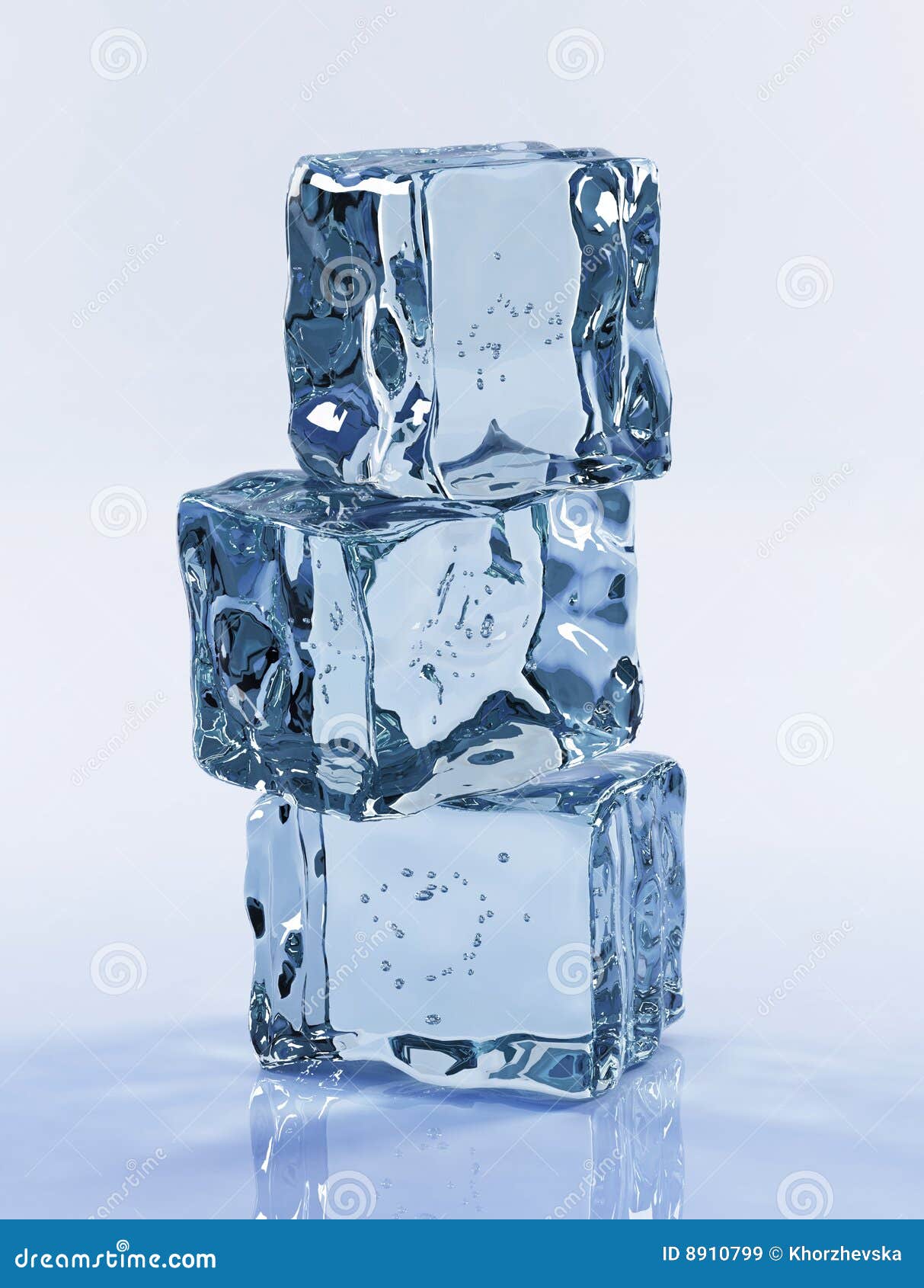 Three ice cubes stock illustration. Illustration of aqua - 8910799