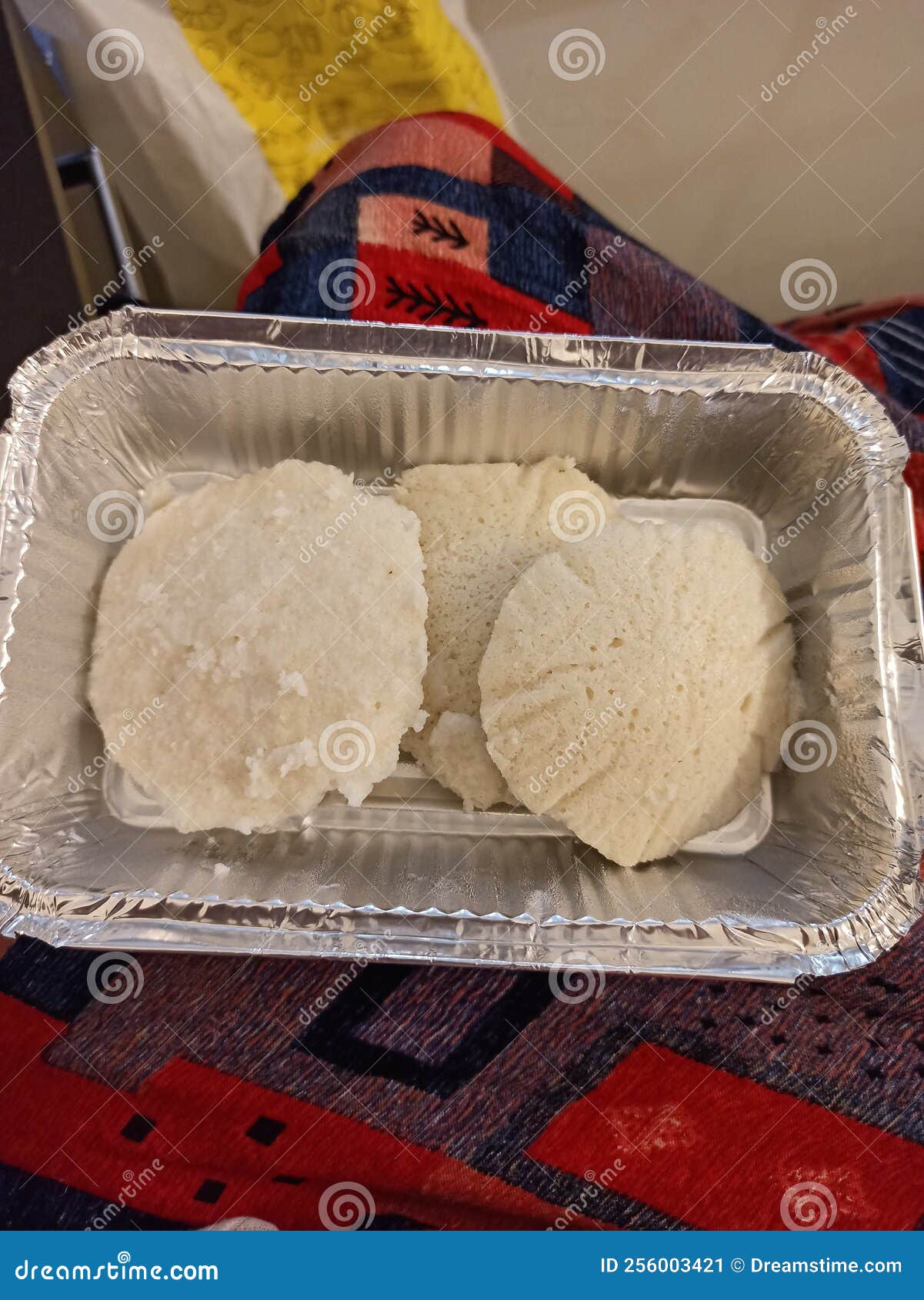 Idli stock image. Image of foil, rectangle, three, idlis - 256003421