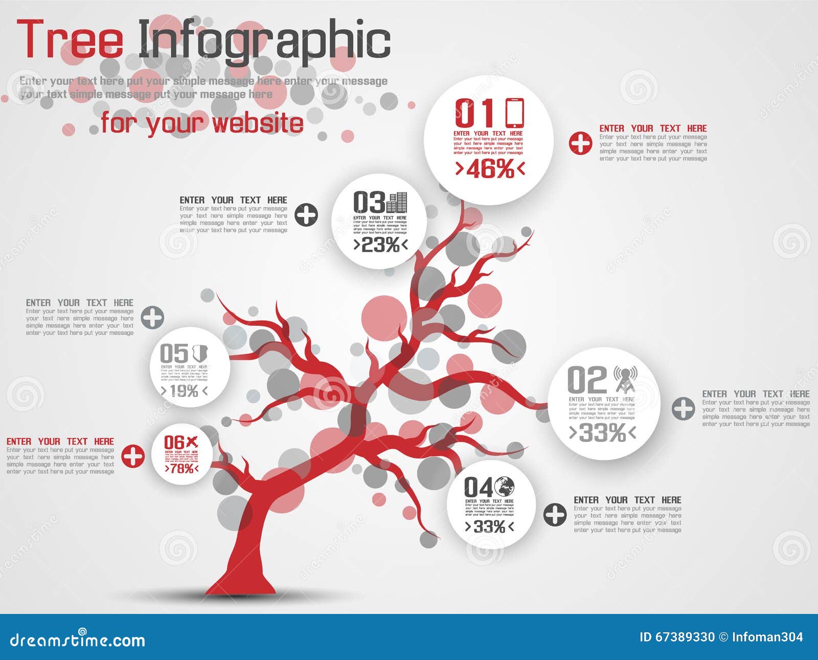 Three Infographic Design With Icons. 3 Options Or 3 Steps. Process ...