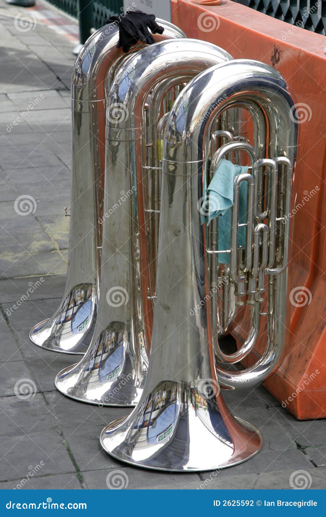 Three instruments stock photo. Image of chrome, tuba, orchestra - 2625592