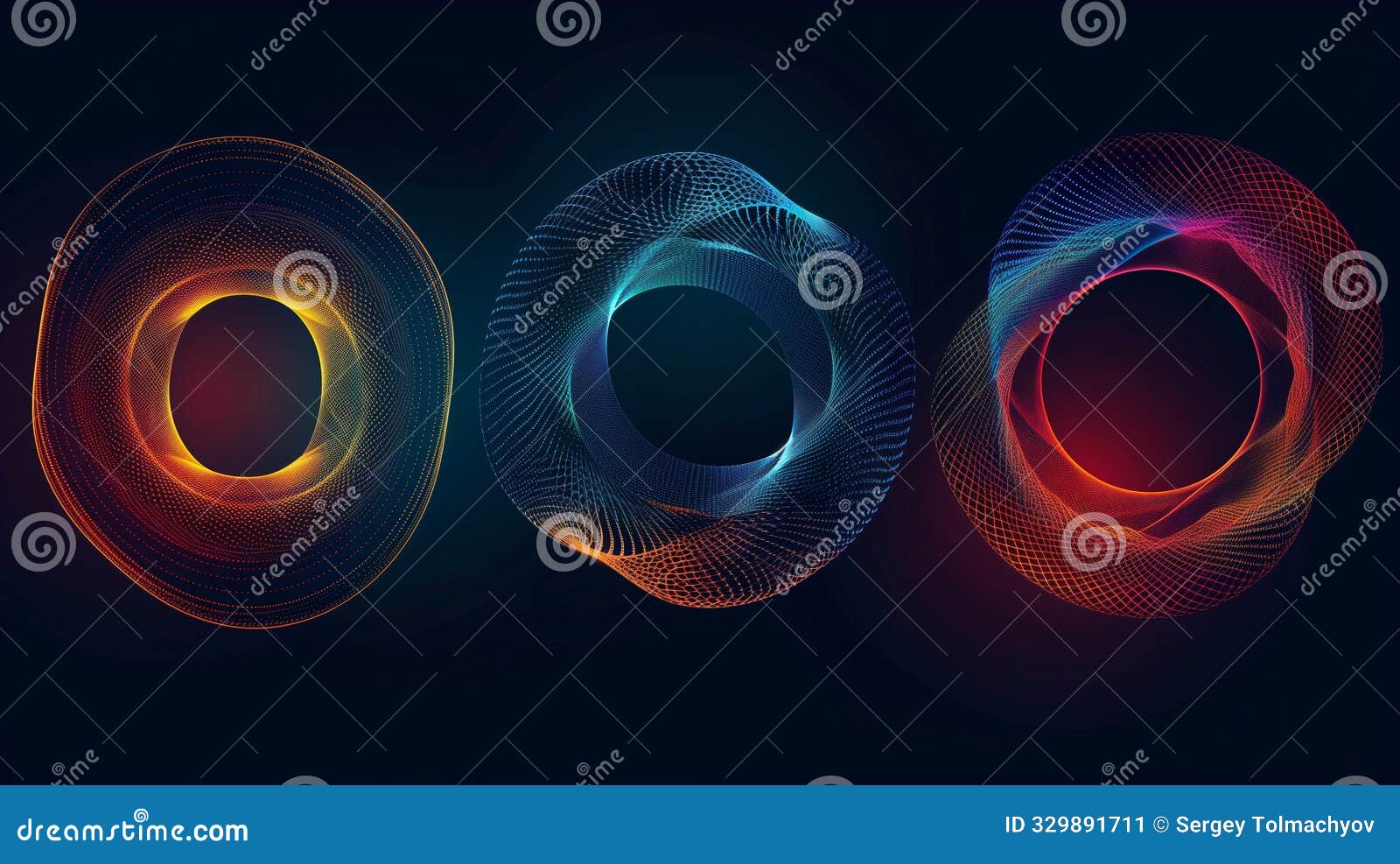 Dynamic Abstract Waveforms Displaying Vibrant Colors and Fluid Motion ...