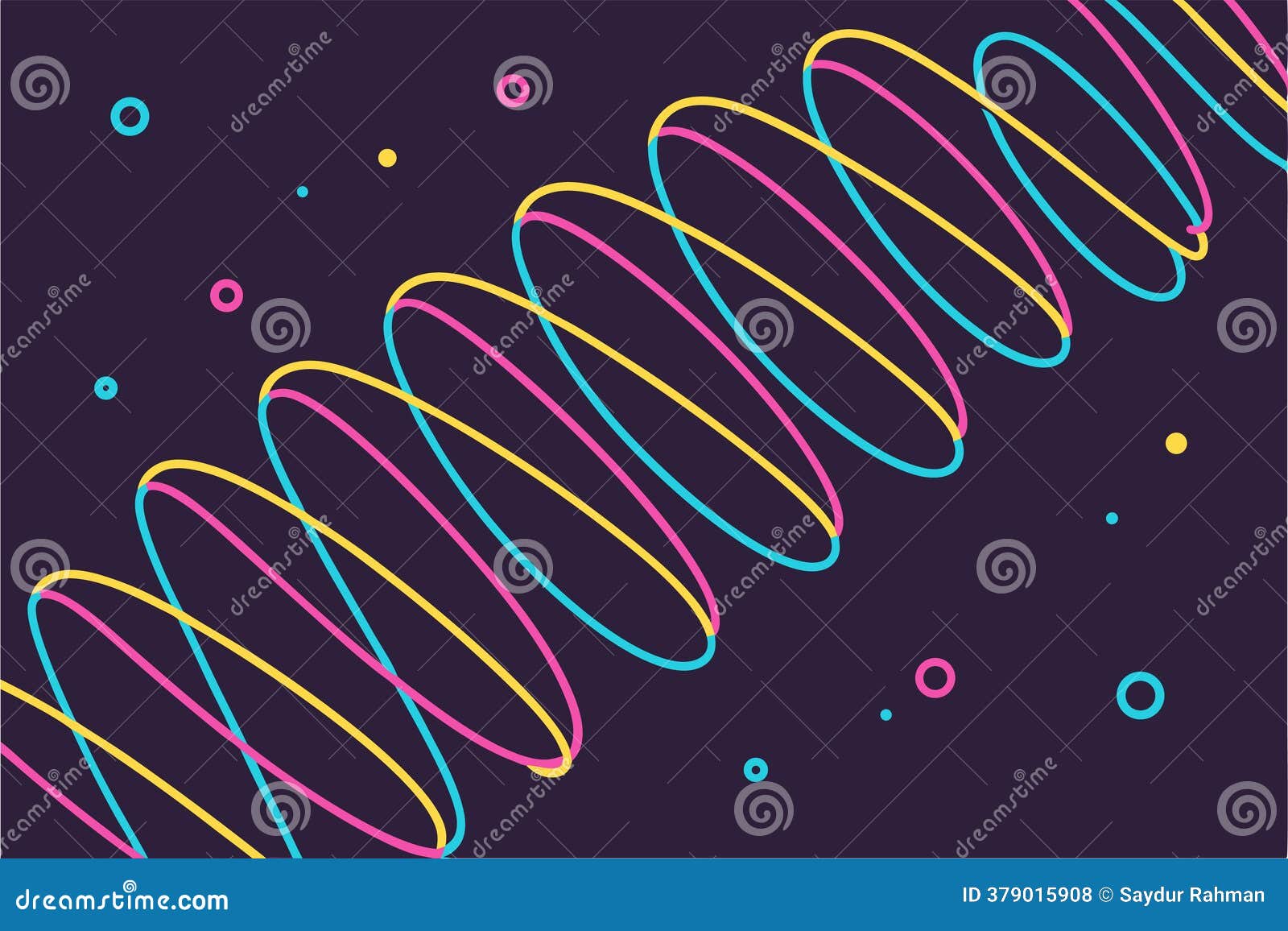 Three Intersecting Circles Also Known As Venn Diagram, Colour And Black ...