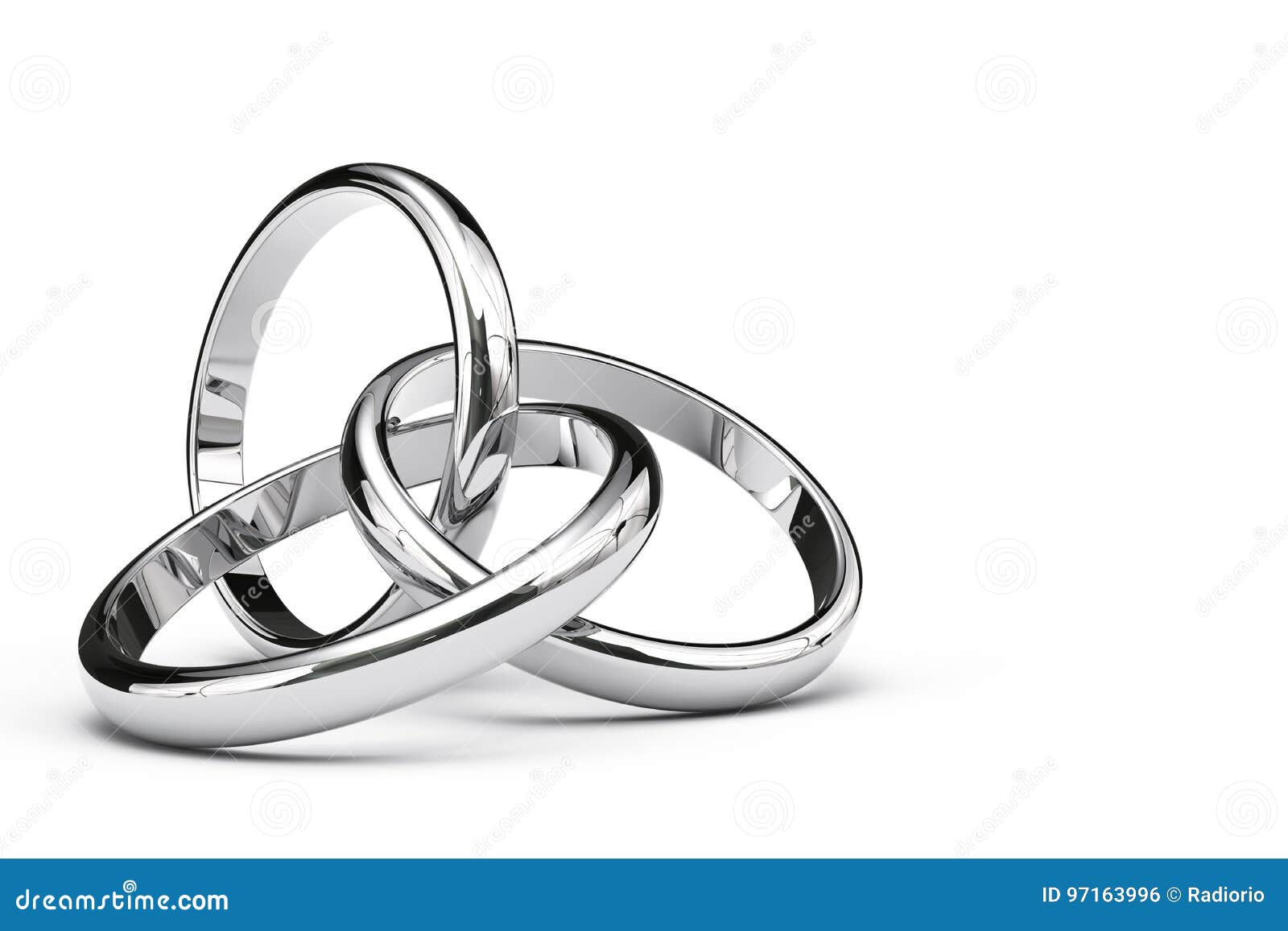 Three intersecting rings stock photo. Image of copyspace - 97163996