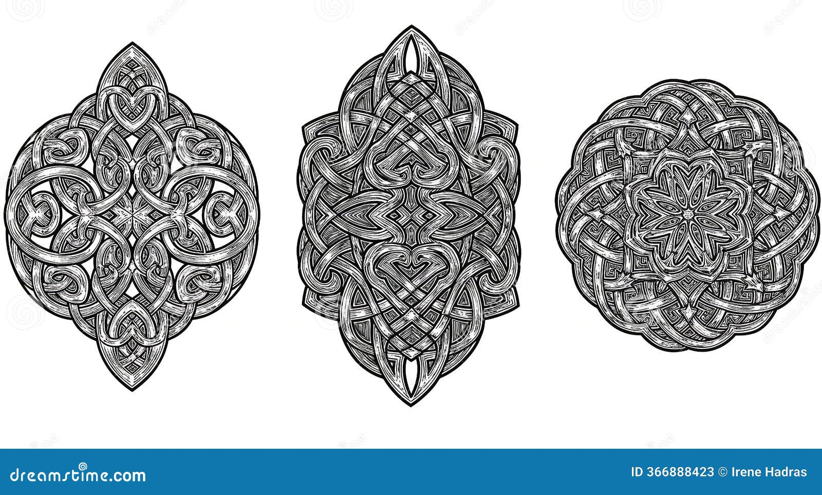 Intricate Celtic Knotwork Design Royalty-Free Stock Photography ...