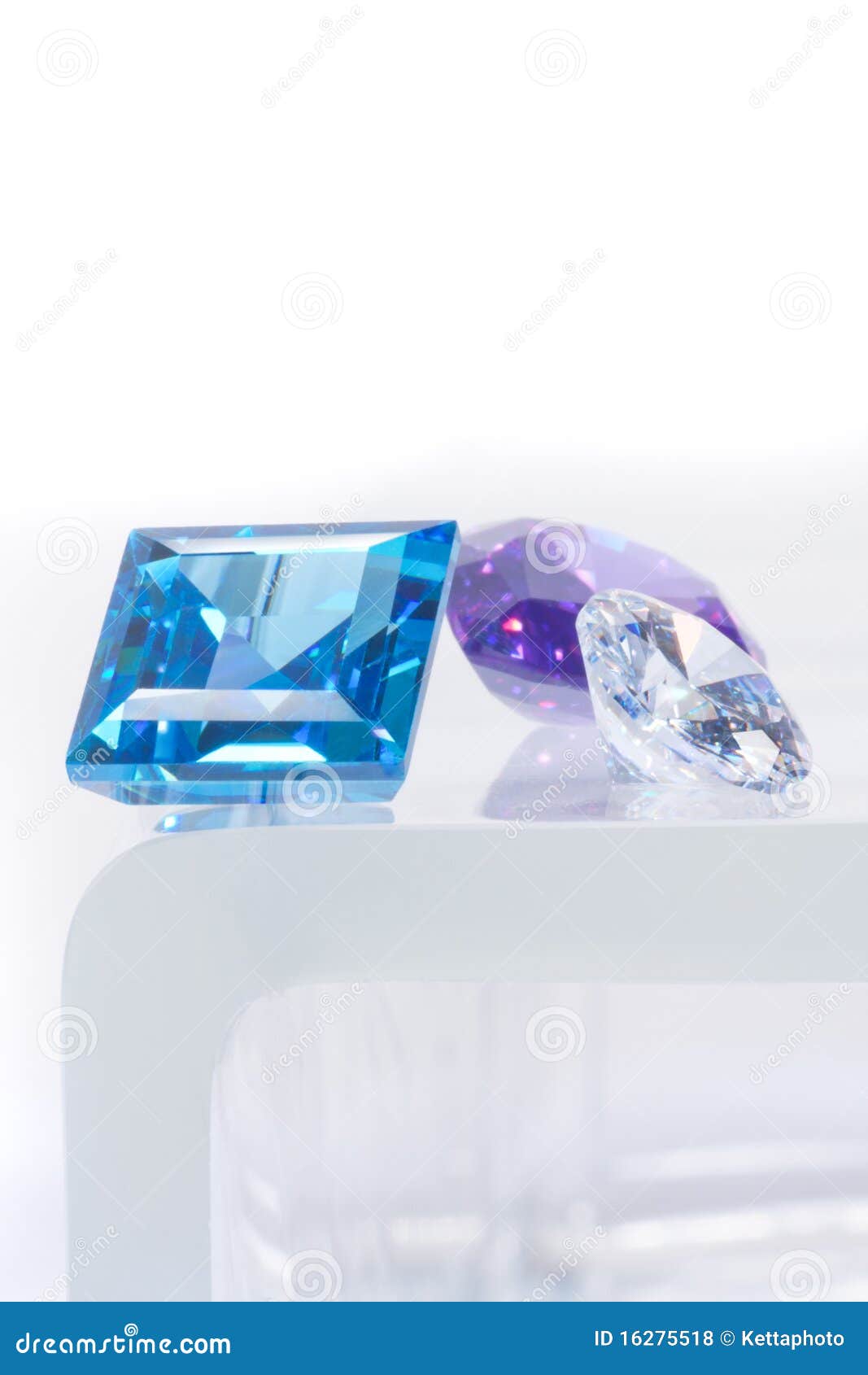 Three jewel stock photo. Image of illuminate, gemstone - 16275518
