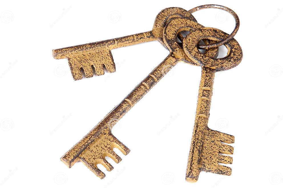 Three keys stock photo. Image of lockup, steel, metal - 1789910
