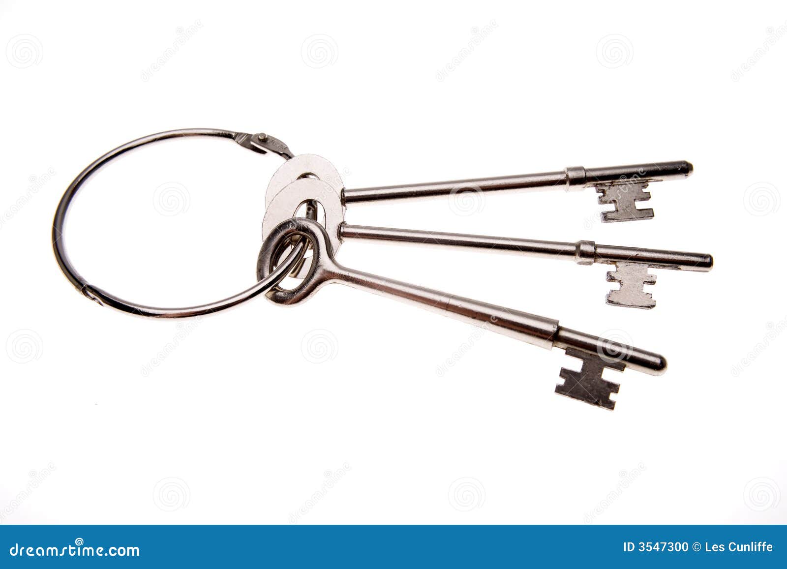 Three keys stock photo. Image of idea, lock, metal, enter - 3547300