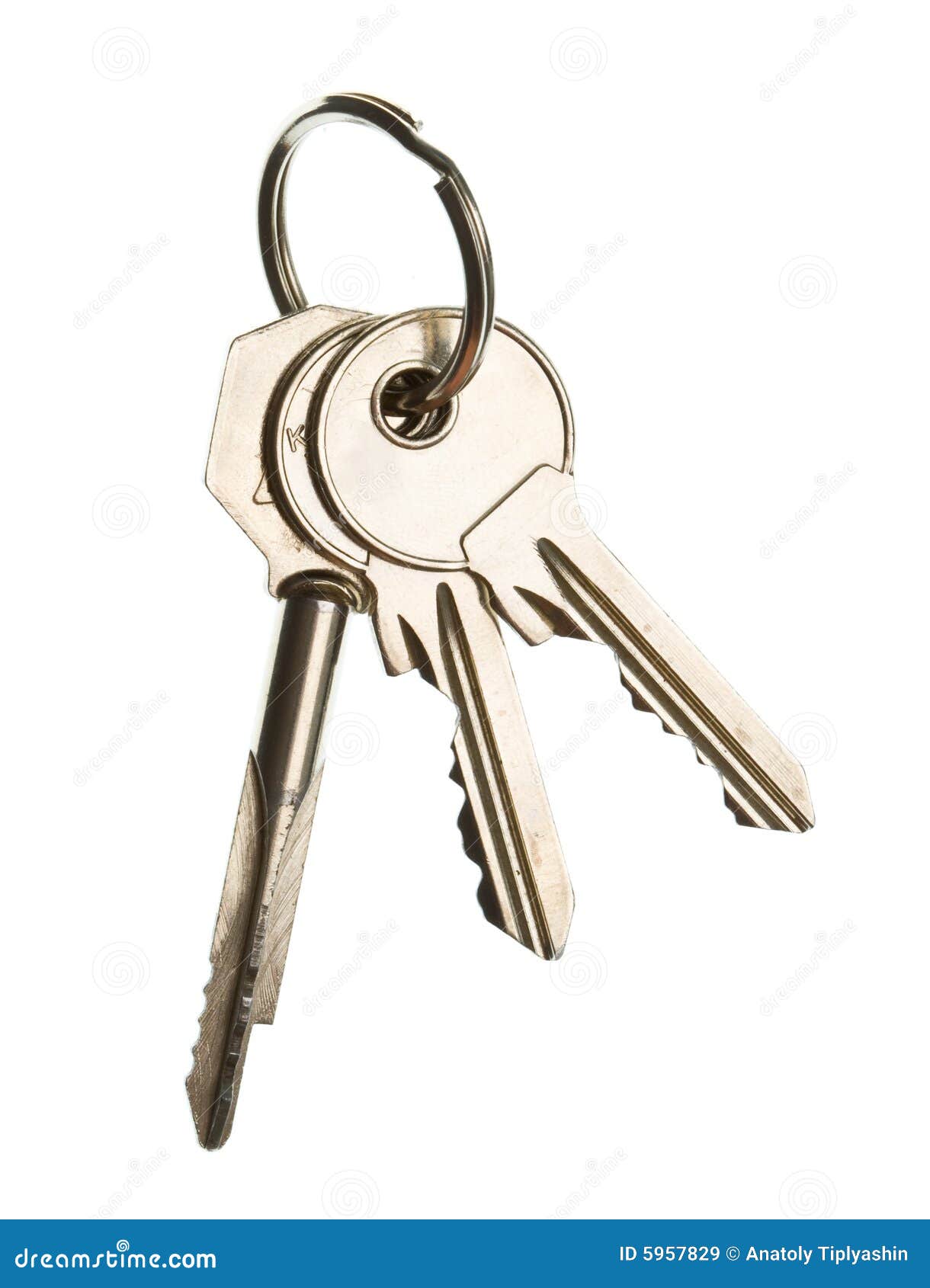 Three Keys On Ring Royalty Free Stock Images - Image: 5957829 Three Keys On Ring Royalty Free Stock Images - Image: 5957829
