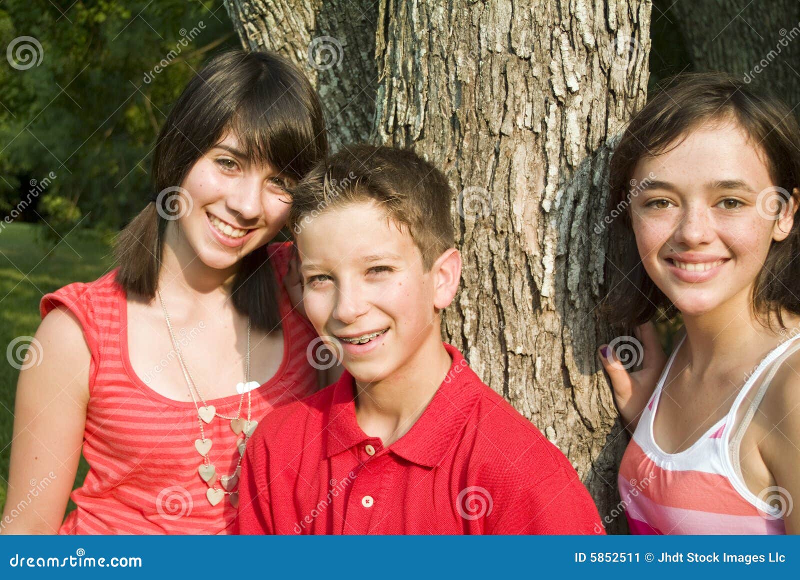Three Kids Picture. Image: 5852511