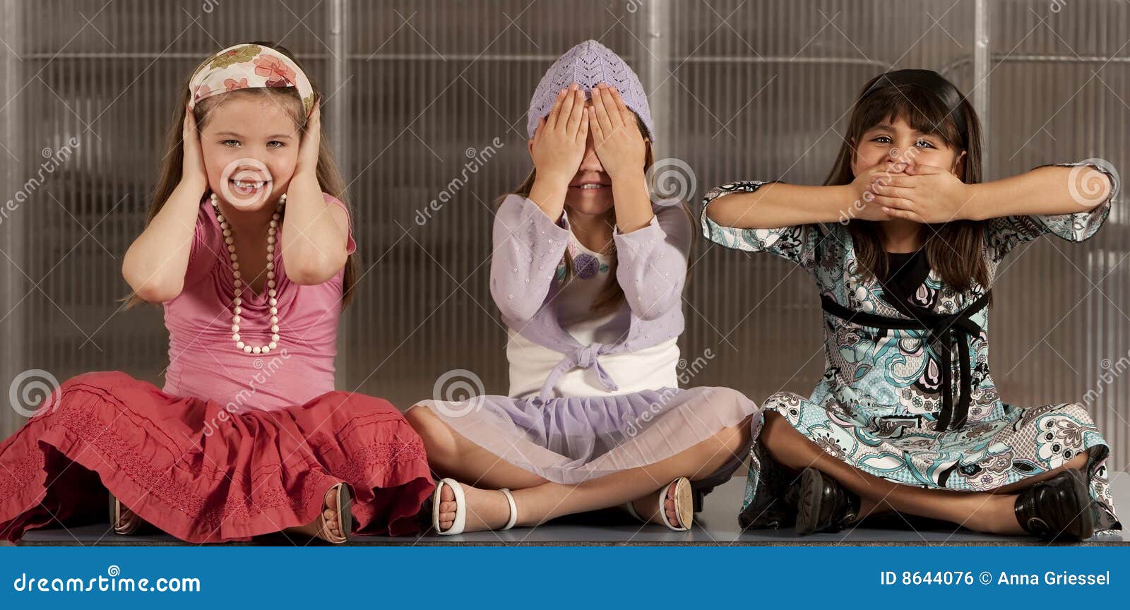 Kids Evil Angry Girl Shows Fists Experiencing Royalty-Free Stock Photo ...