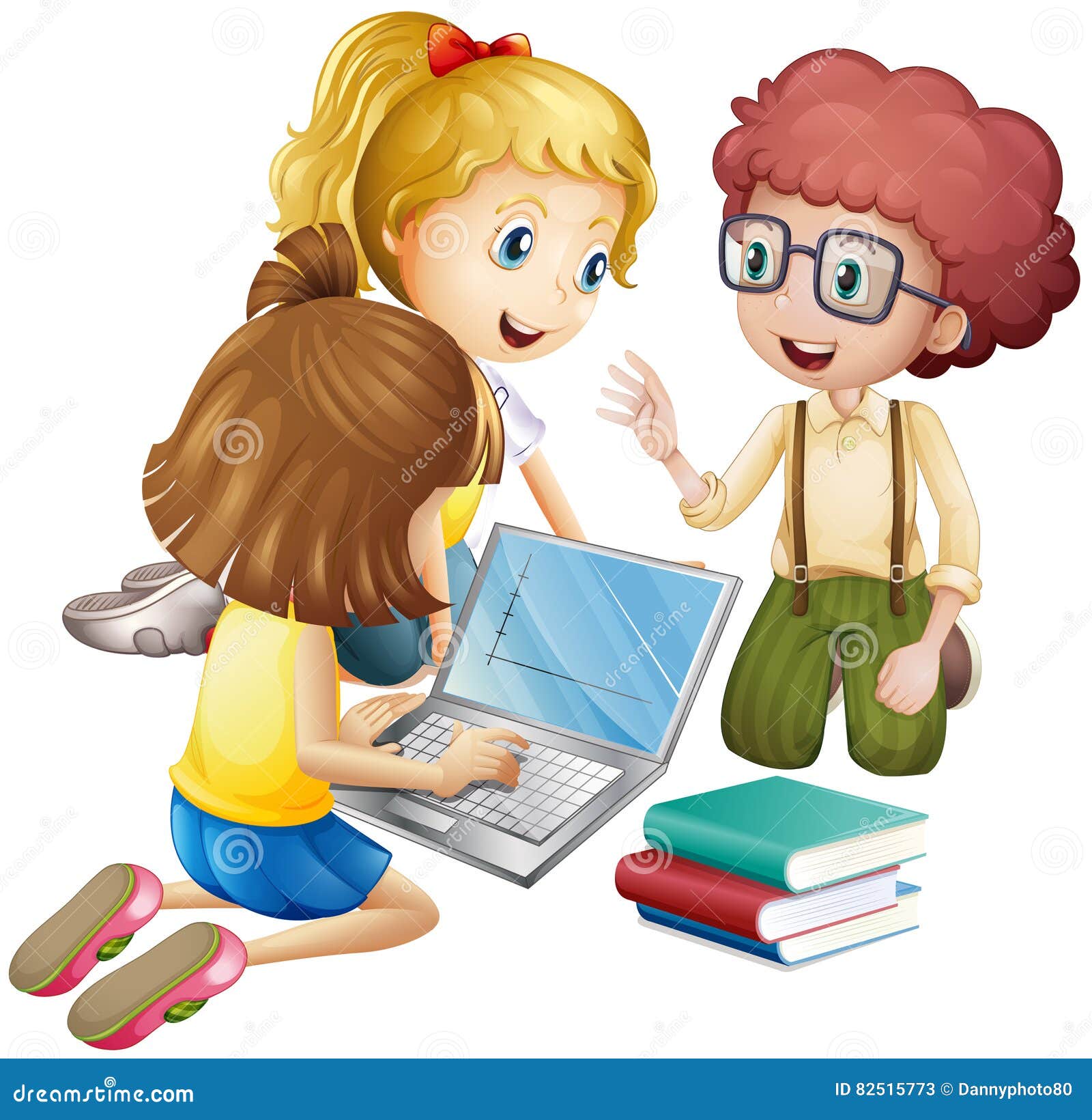 Kids Computer Clipart