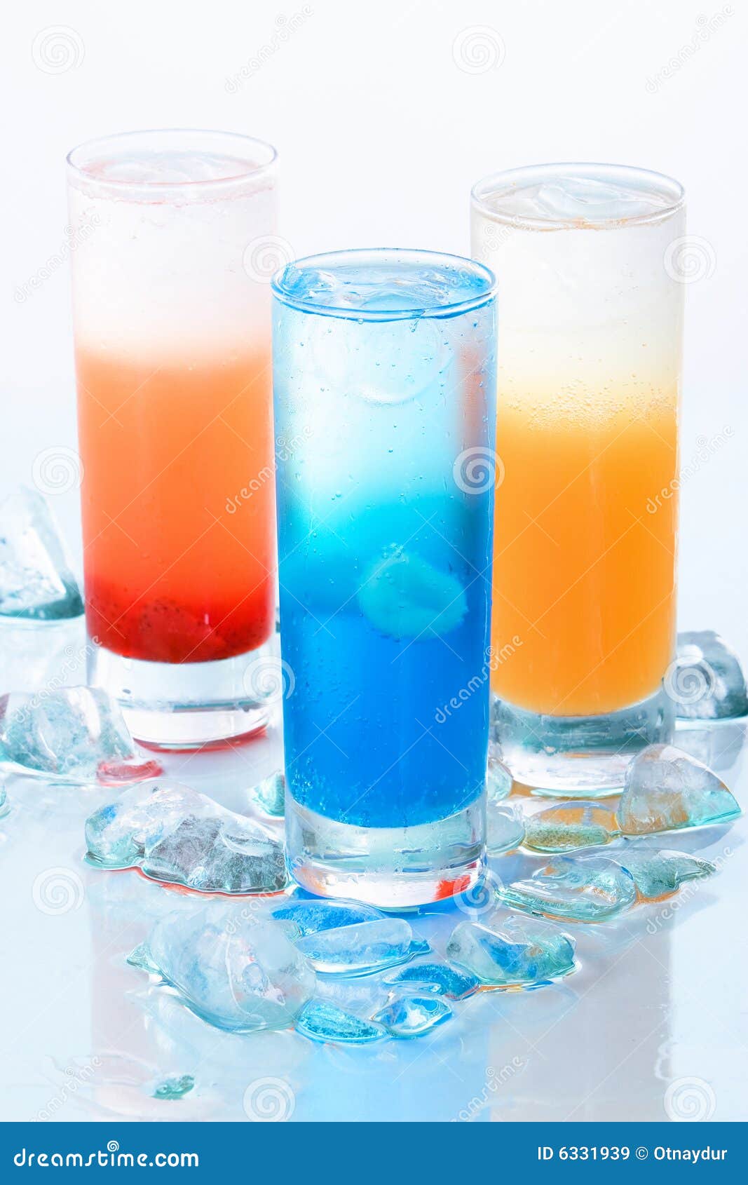 Three kind of cool drinks stock image. Image of fresh - 6331939