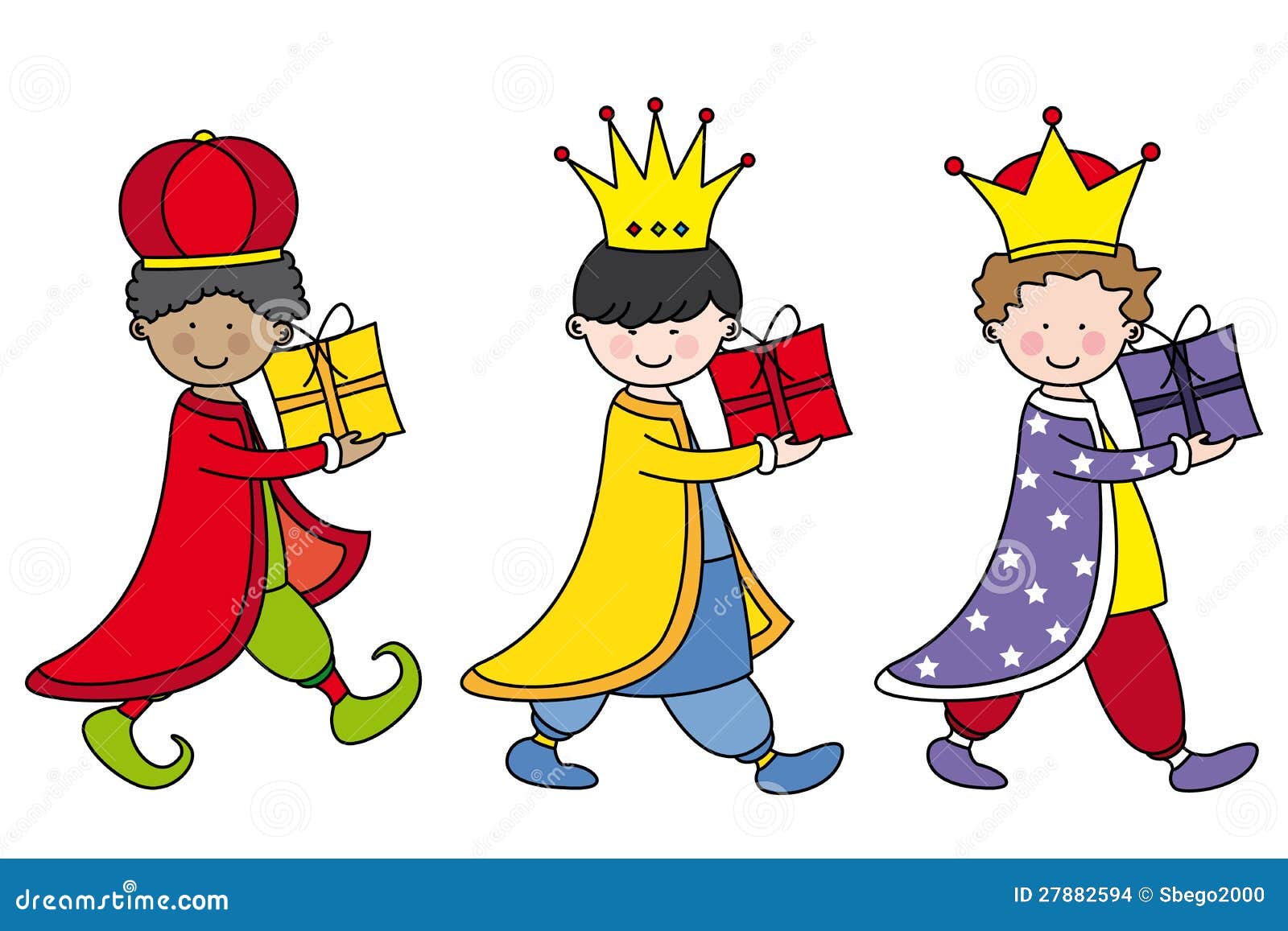 The Three Kings stock vector. Illustration of christian - 27882594