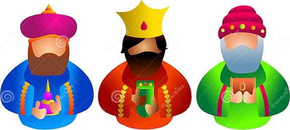Three kings stock vector. Illustration of holidays, worship - 369549