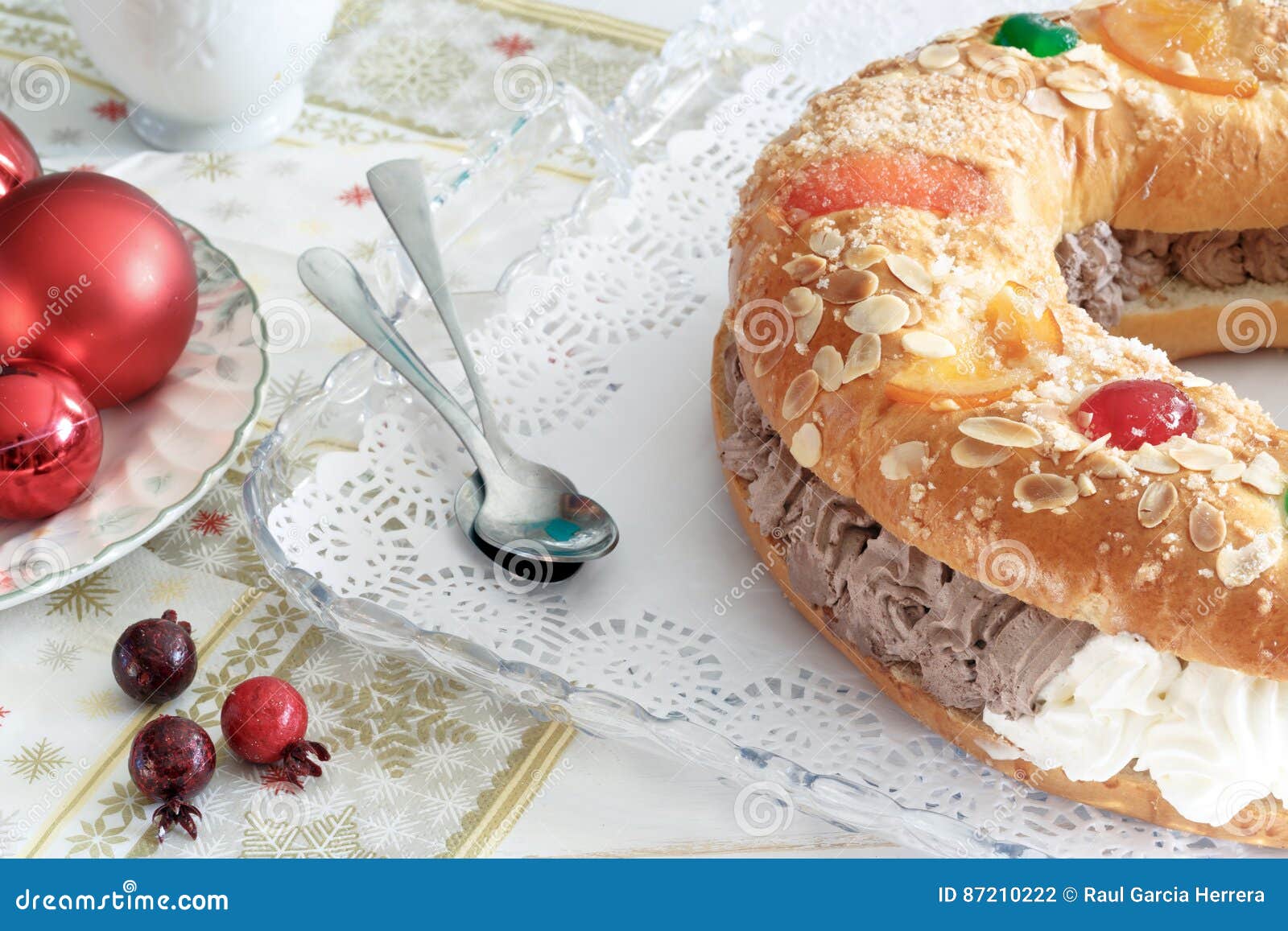 Three Kings Bread stock photo. Image of dessert, celebration - 87210222