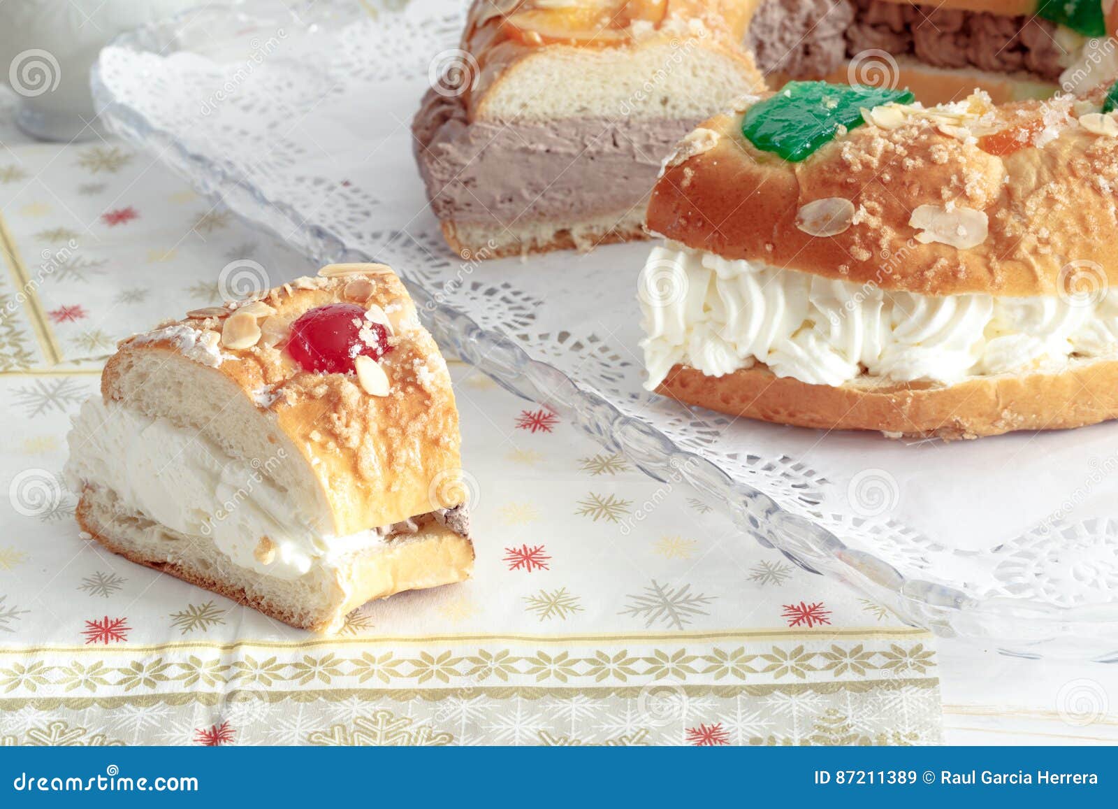 Three Kings Bread stock image. Image of roscon, typical - 87211389