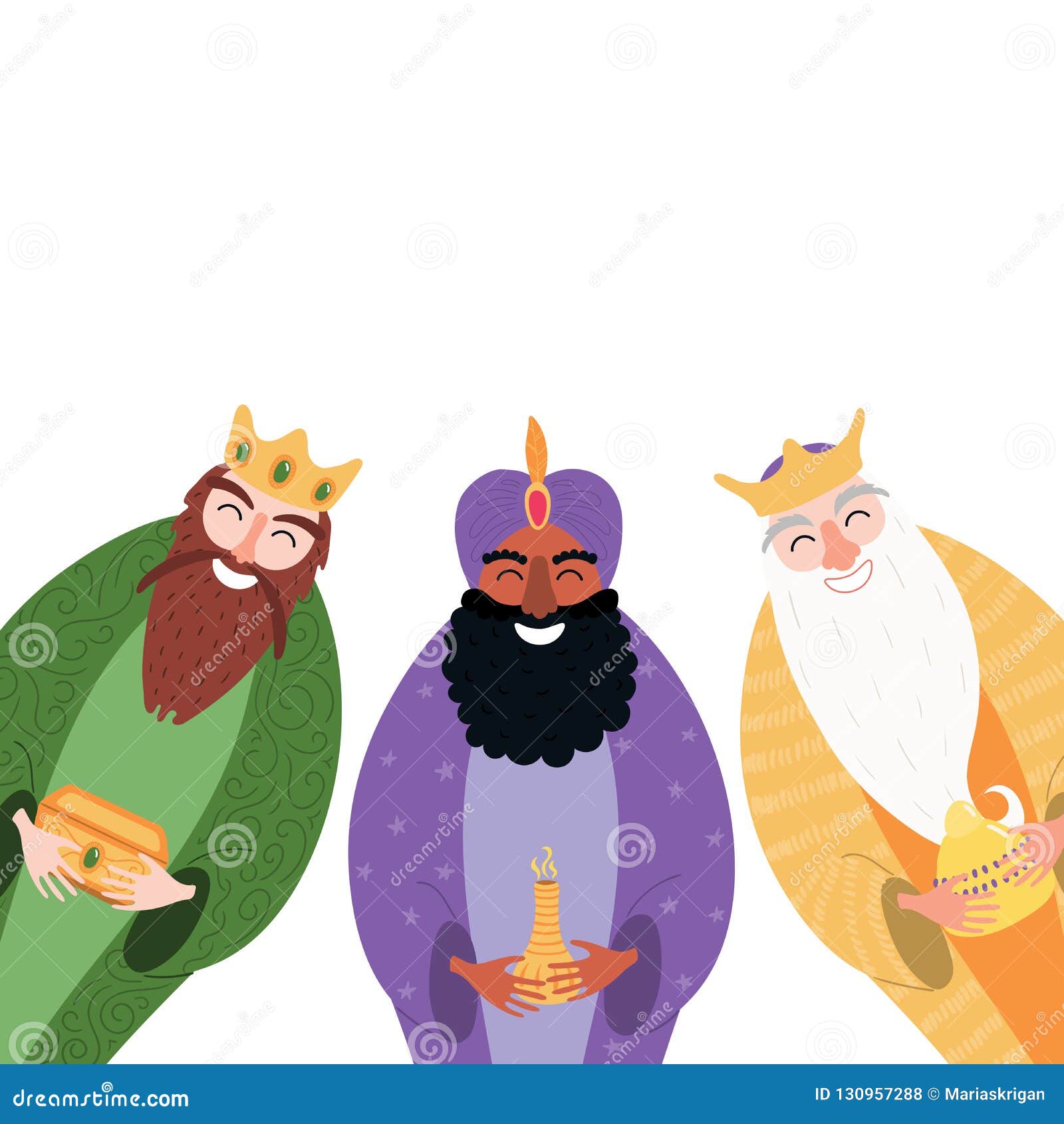Three kings illustration stock vector. Illustration of banner - 130957288
