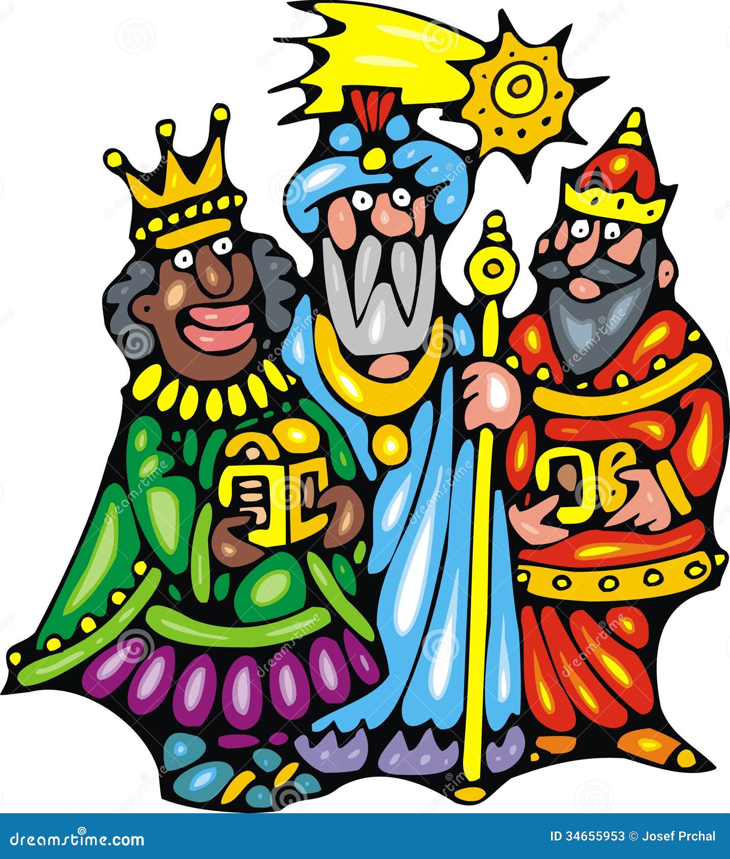 Christmas clipart three kings free