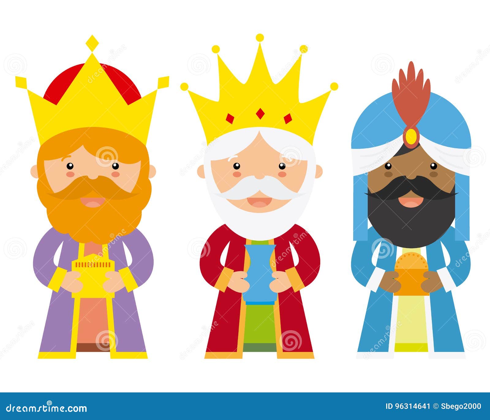 The three kings of orient stock vector. Illustration of birth - 96314641