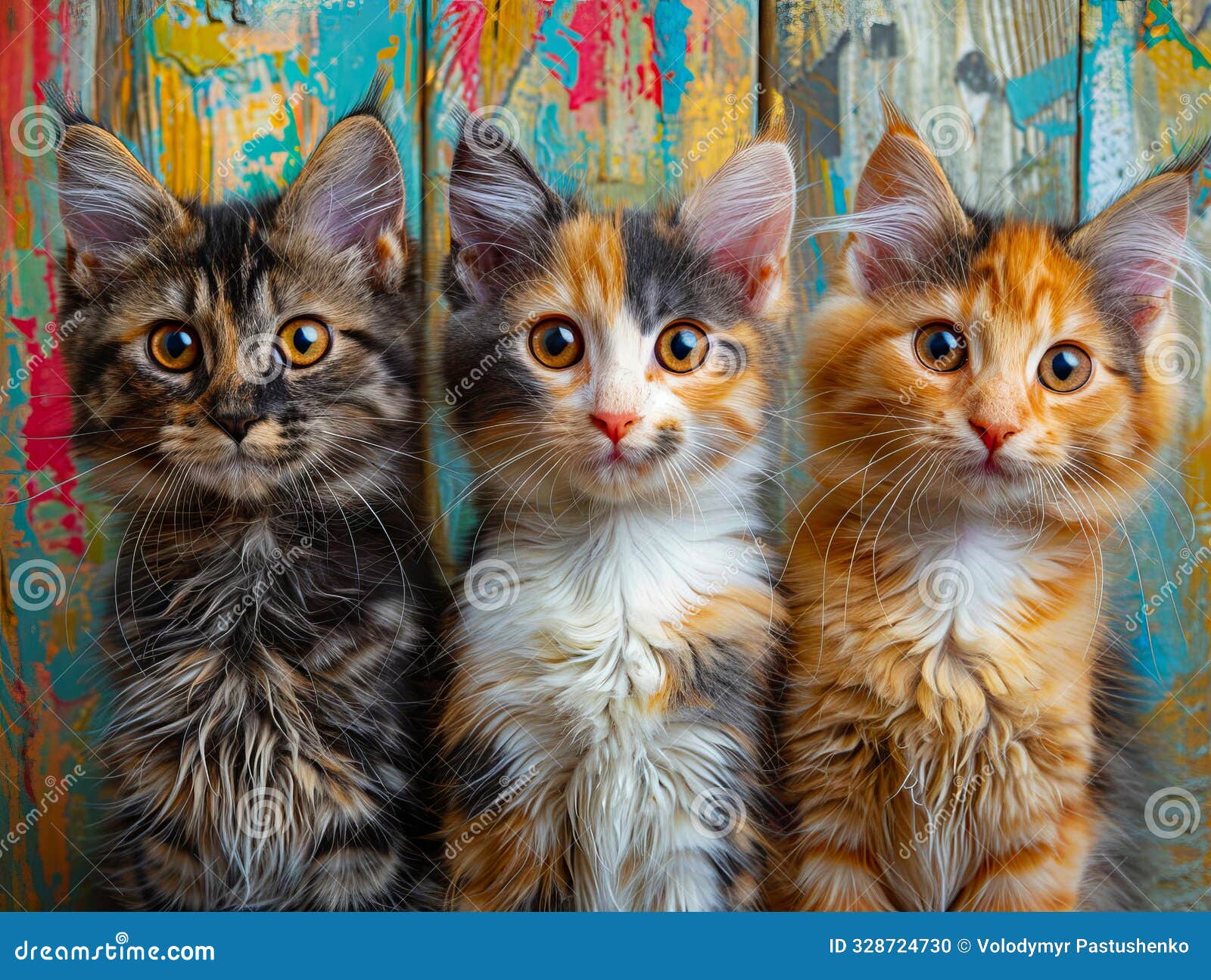 Three Kittens Stock Photo | CartoonDealer.com #67088274