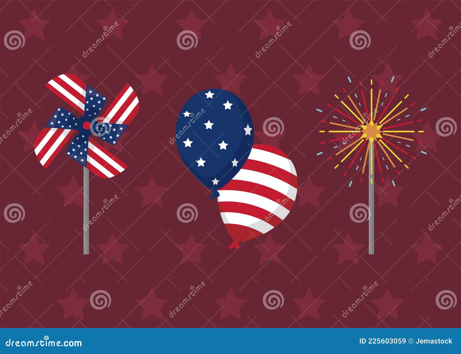 Three labor day icons stock vector. Illustration of vector - 225603059